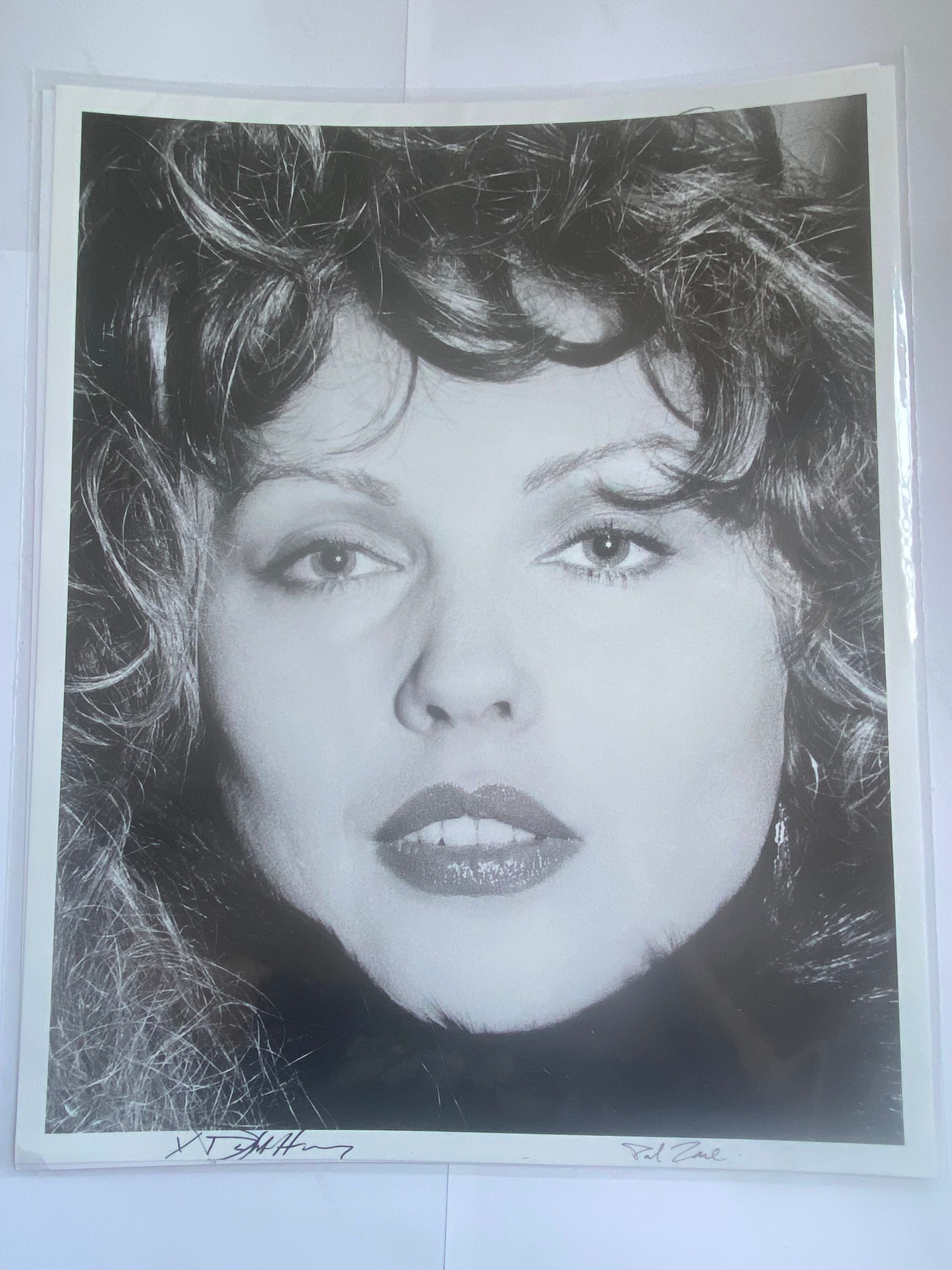 Paul Zone-Signed “Debbie Harry Close-Up” 16 x 20 Print