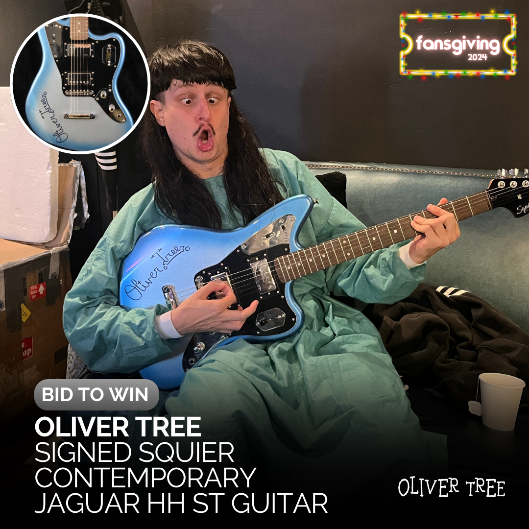 Oliver Tree Signed Squier Contemporary Jaguar HH ST Guitar