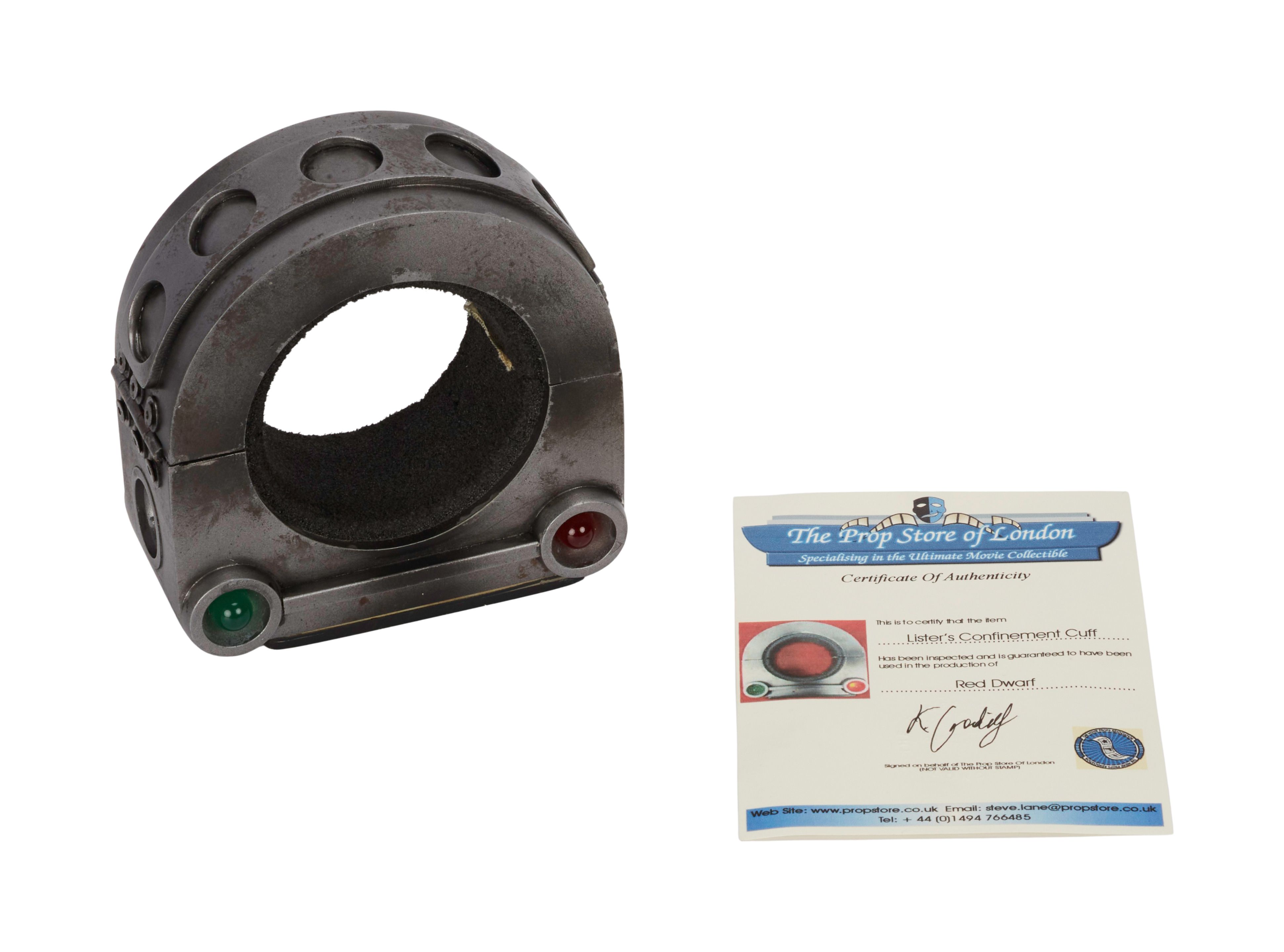 Red Dwarf | Dave Lister (Craig Charles) Confinement Cuff Prop