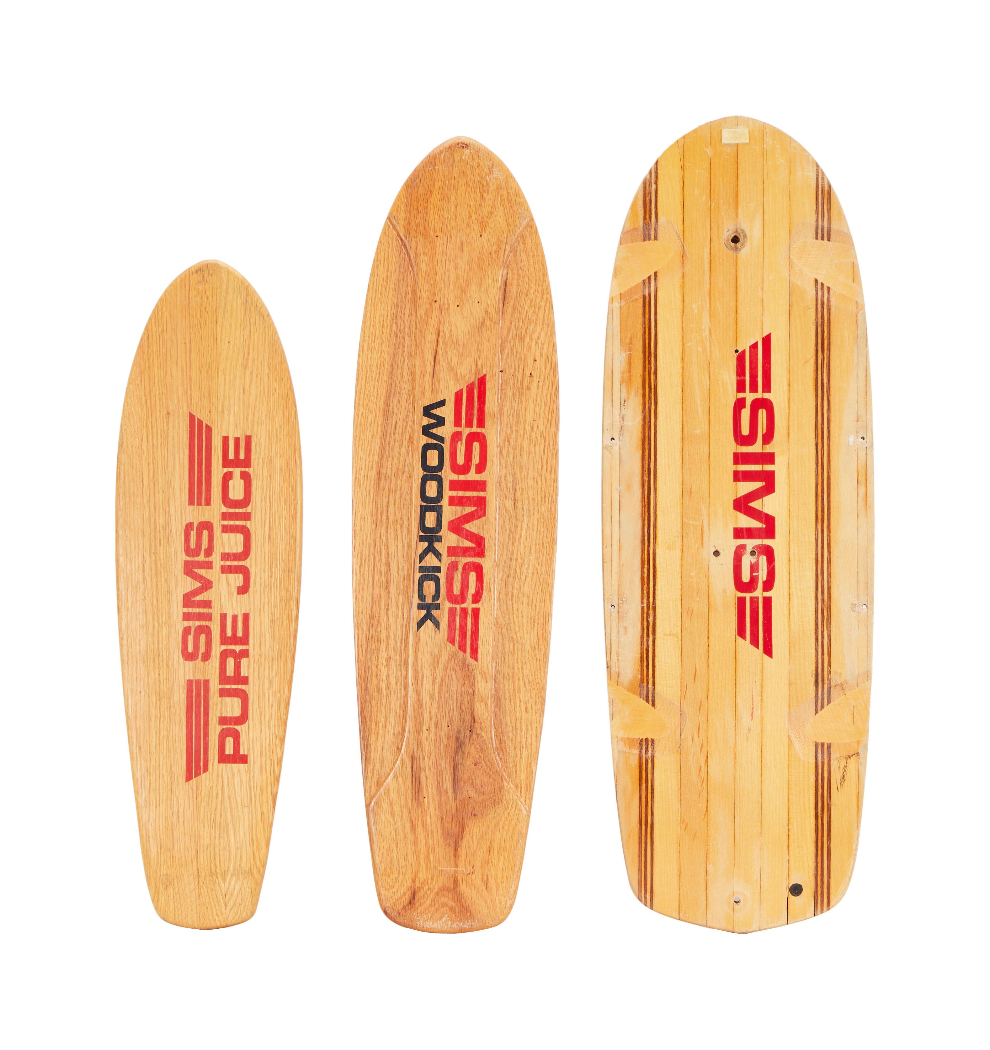Sims | Vintage Skateboard Decks (3)