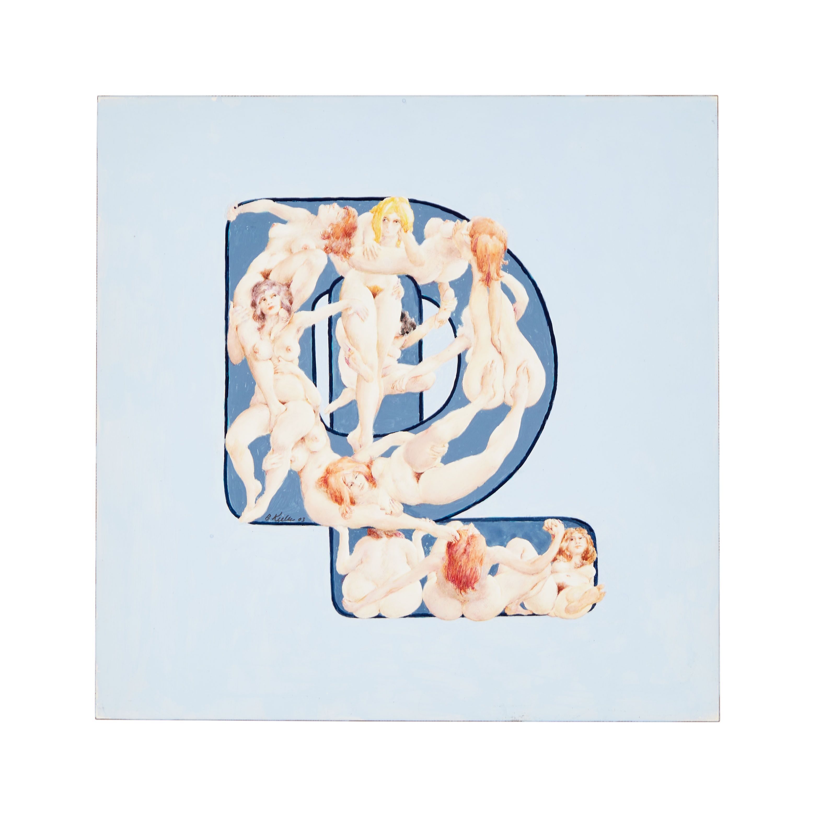 David Lynch | Bushnell Keeler Signed David Lynch Monogram with Nude ...
