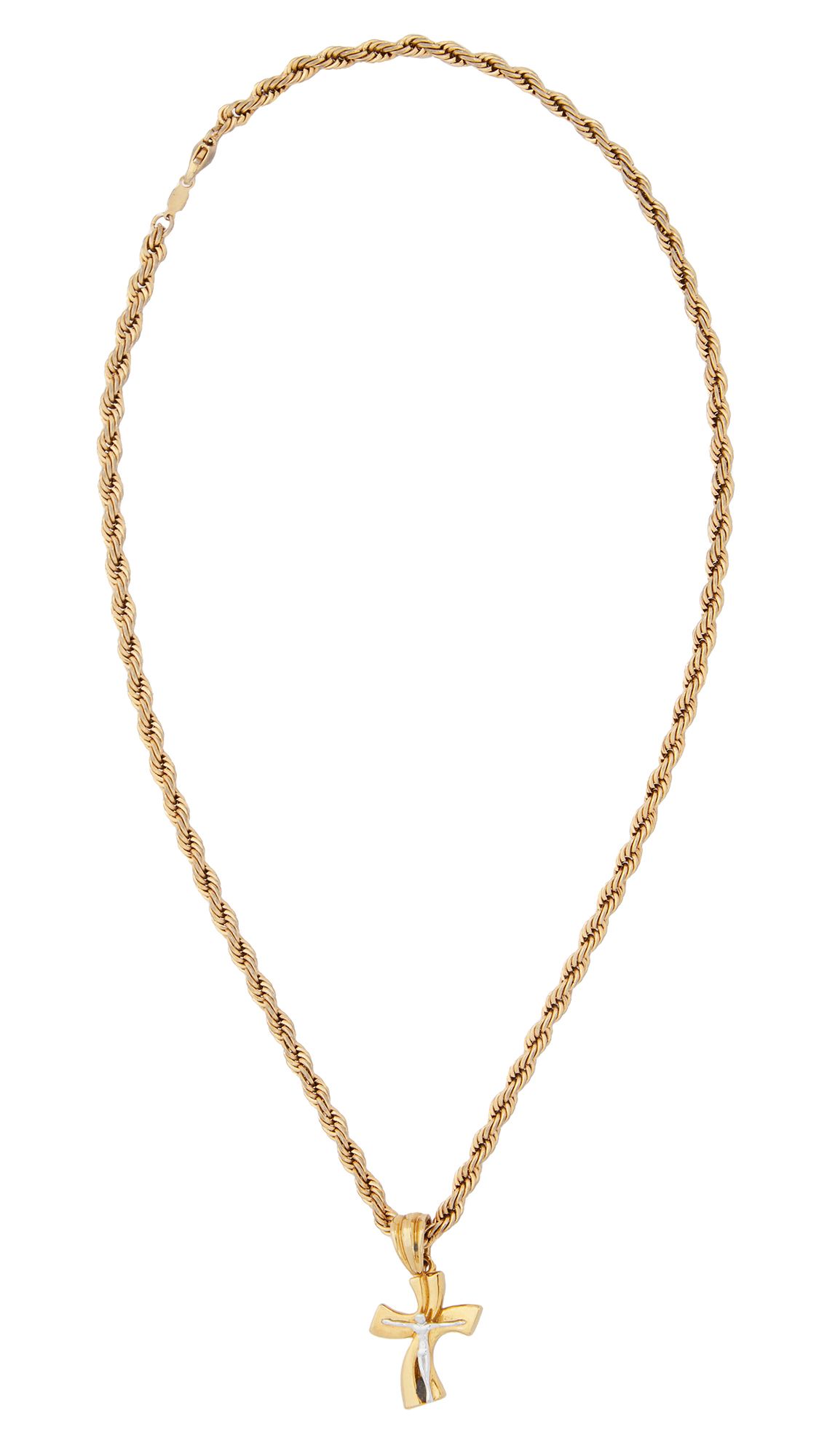 Elvis Presley | Gold-Plated Crucifix Pendant Necklace