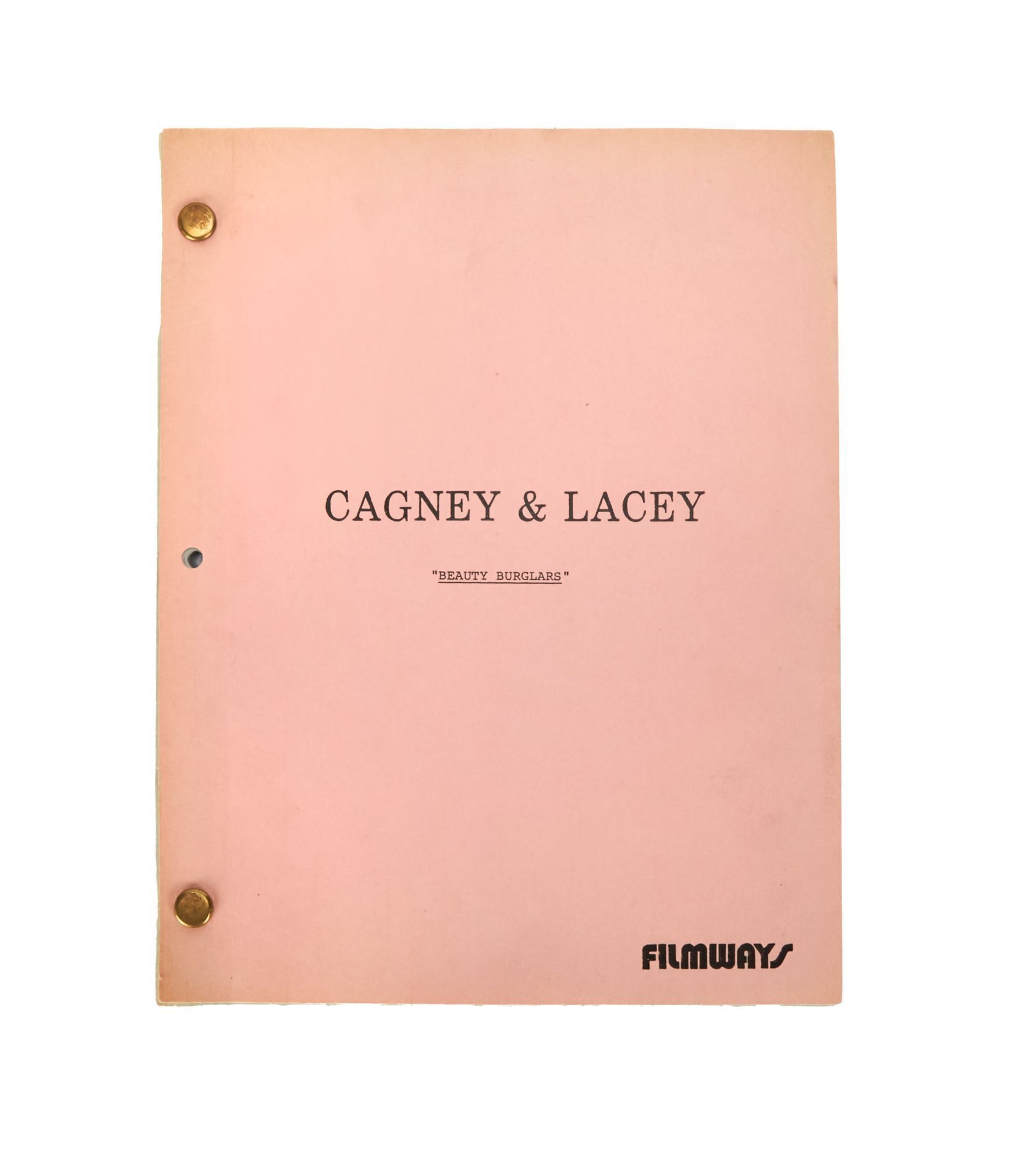 Cagney and Lacey | "Beauty Burglars" Final Draft Script