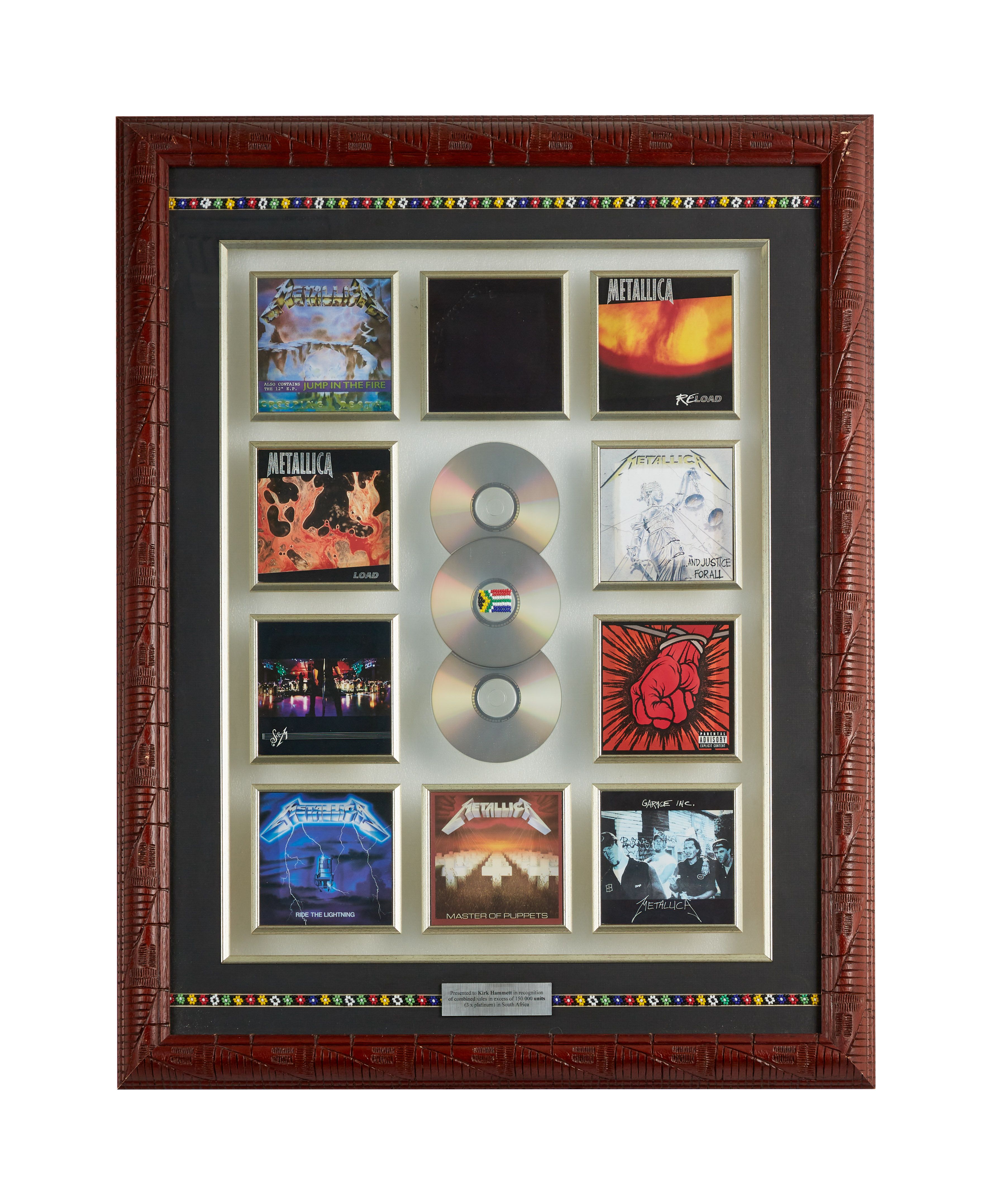 Kirk Hammett | Circa 2003 South African Multi-Album Multi-Platinum ...