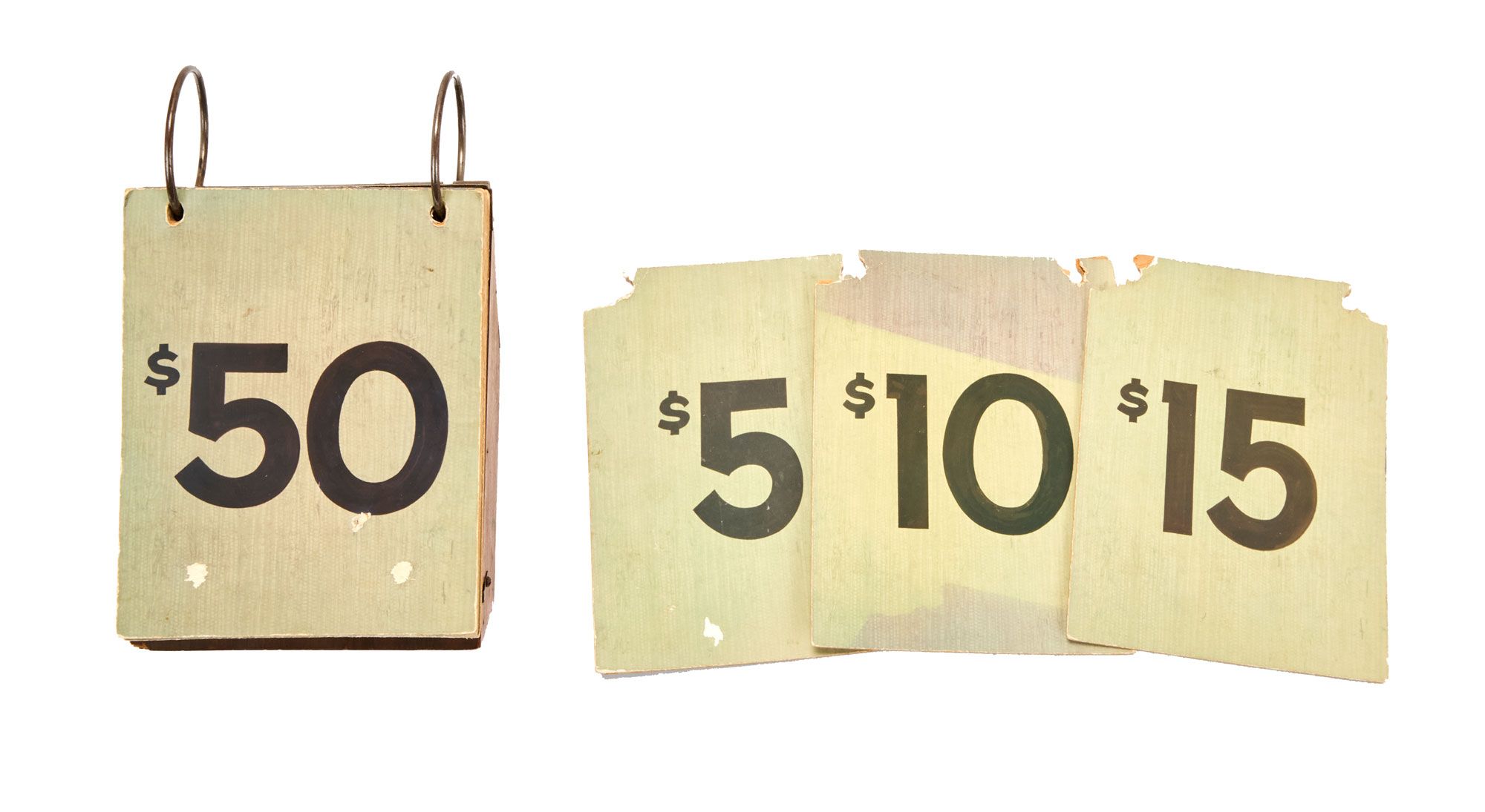 What's My Line? | John Daly Host Podium's Score Cards