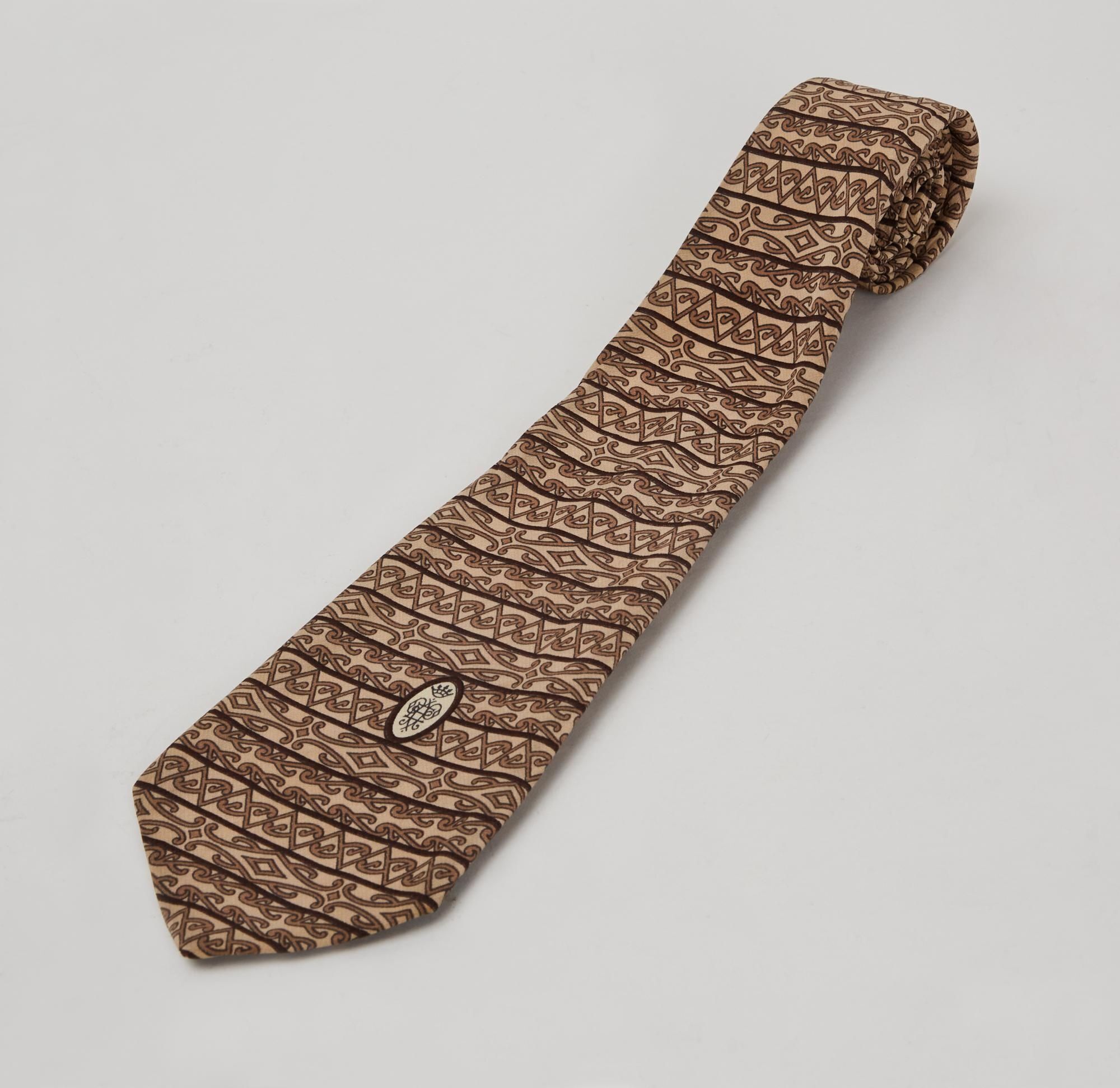 Emilio Pucci | 70s Brown Silk Tie