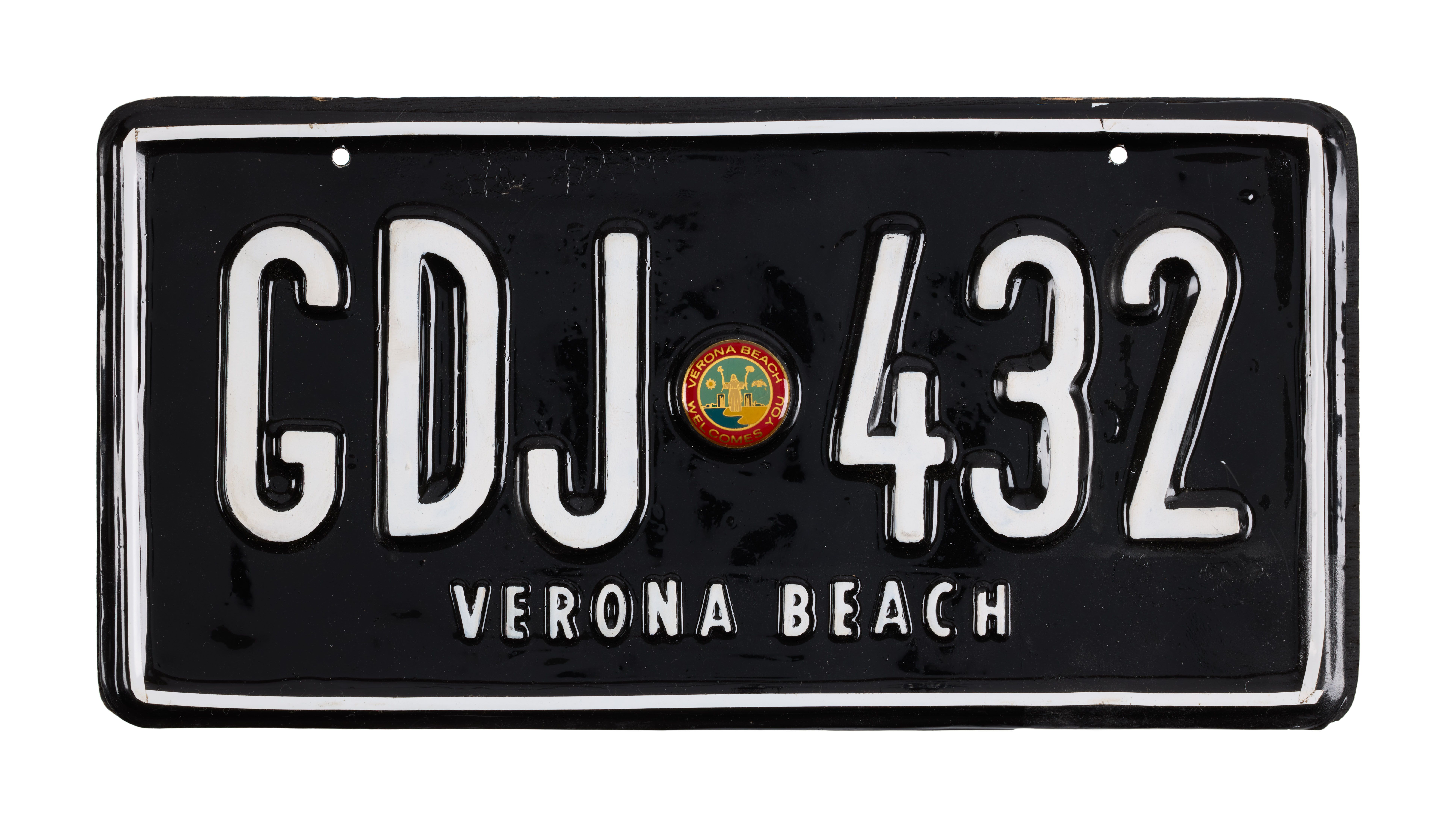 Romeo + Juliet | Verona Beach License Plate Prop