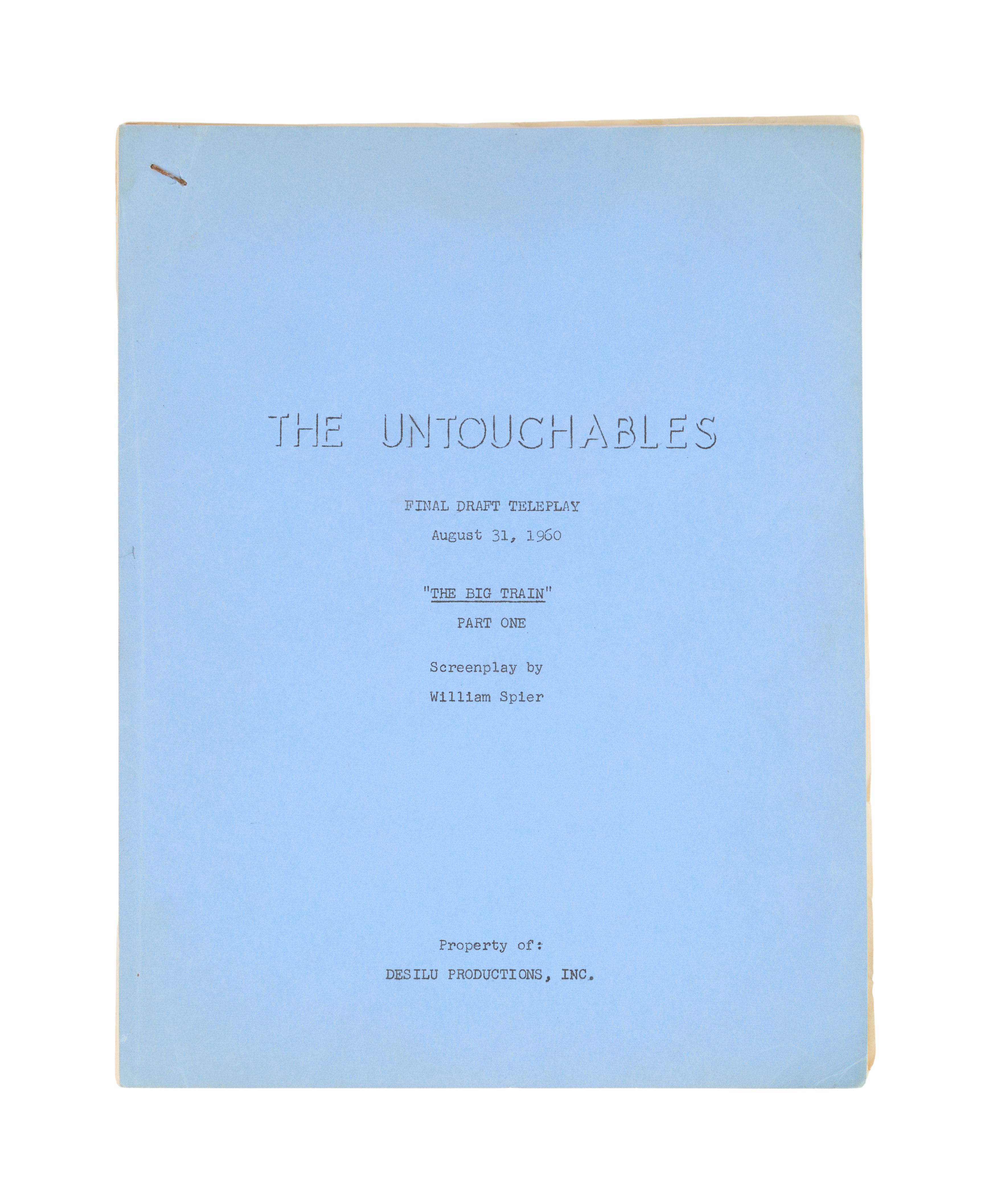 The Untouchables | "The Big Train: Part One" Production Script