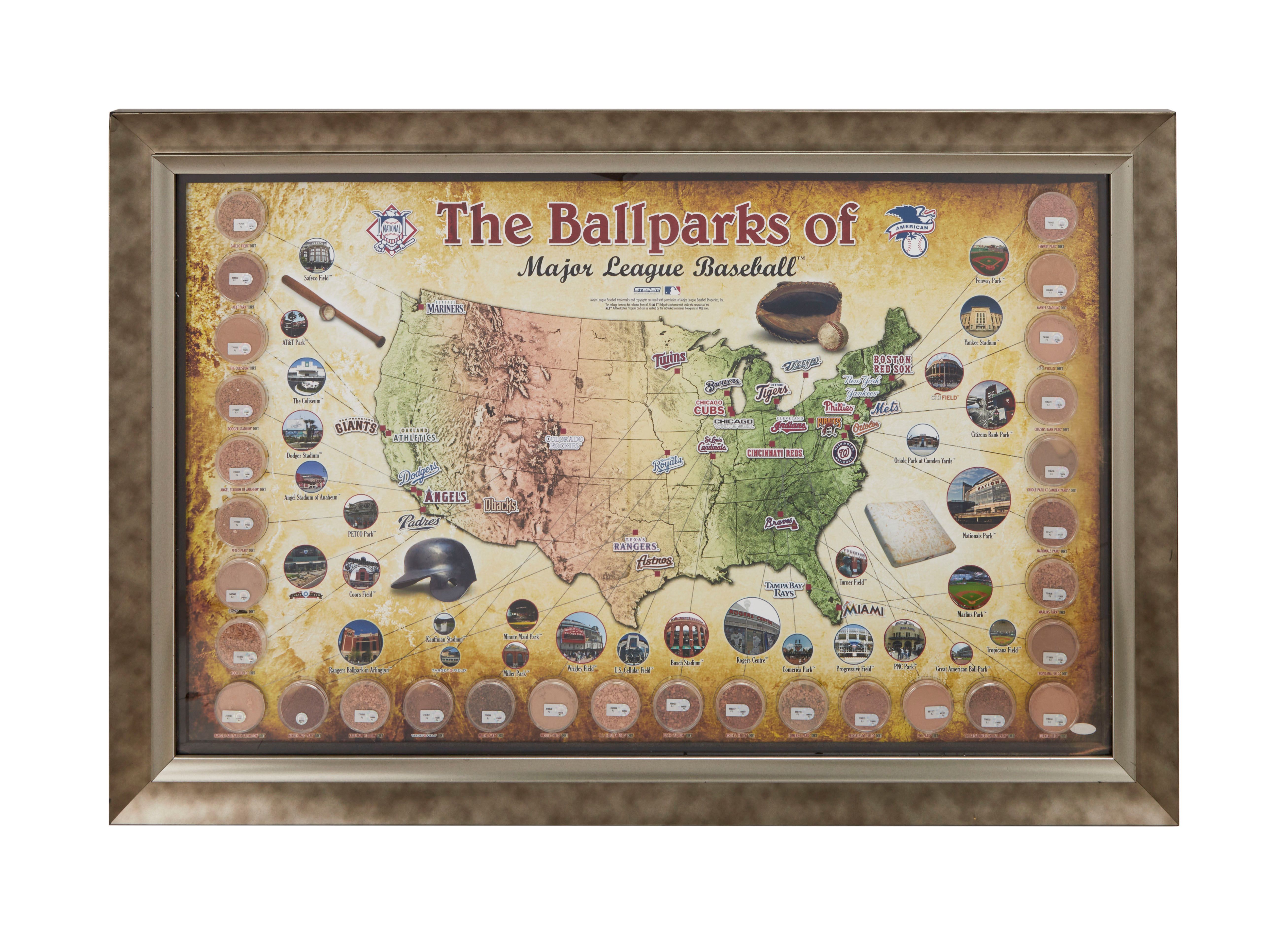 Larry King | 2000s Display Titled "The Ballparks of Major League Baseball"