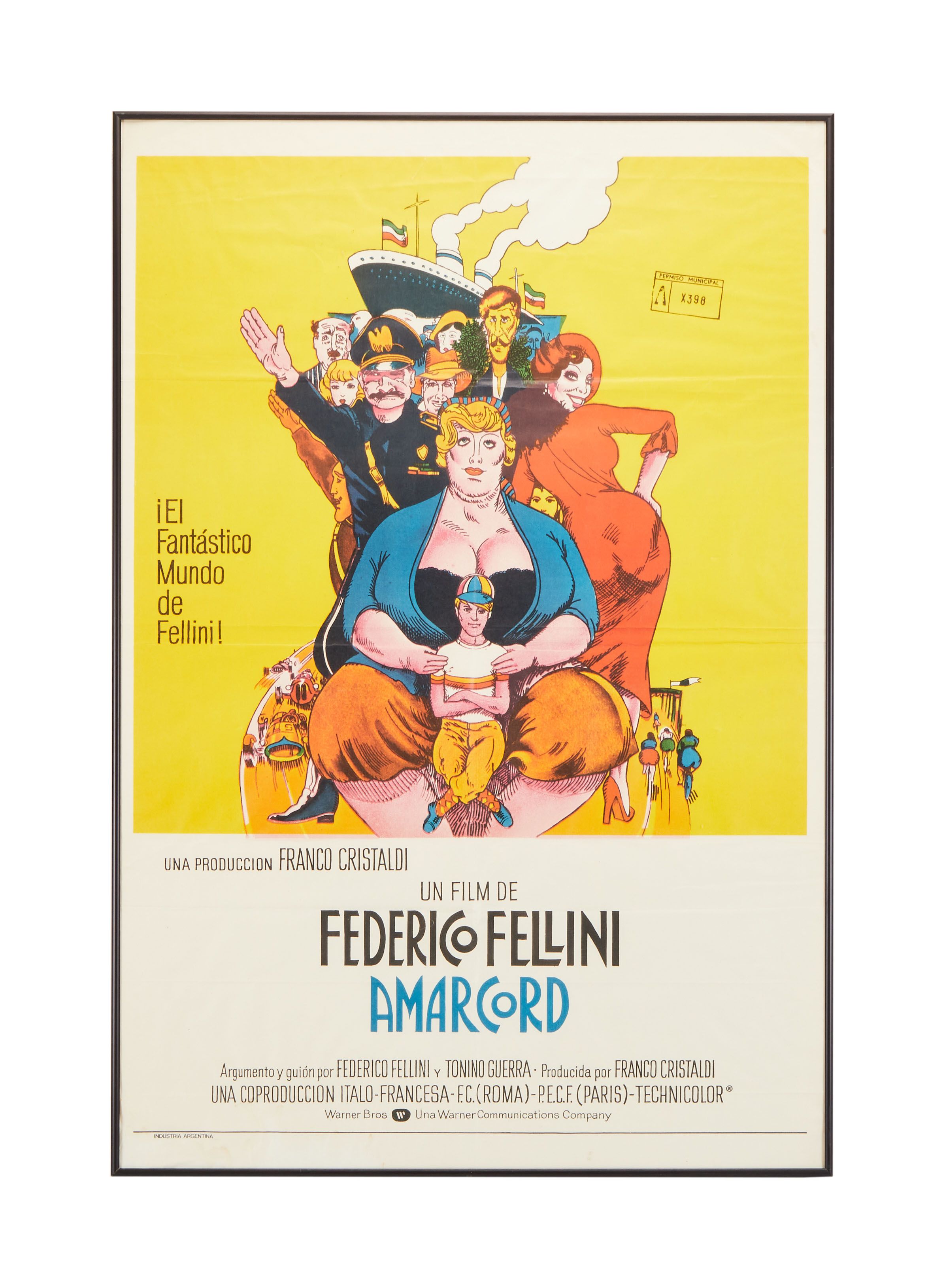 David Lynch | "Amarcord" Argentina Film Poster