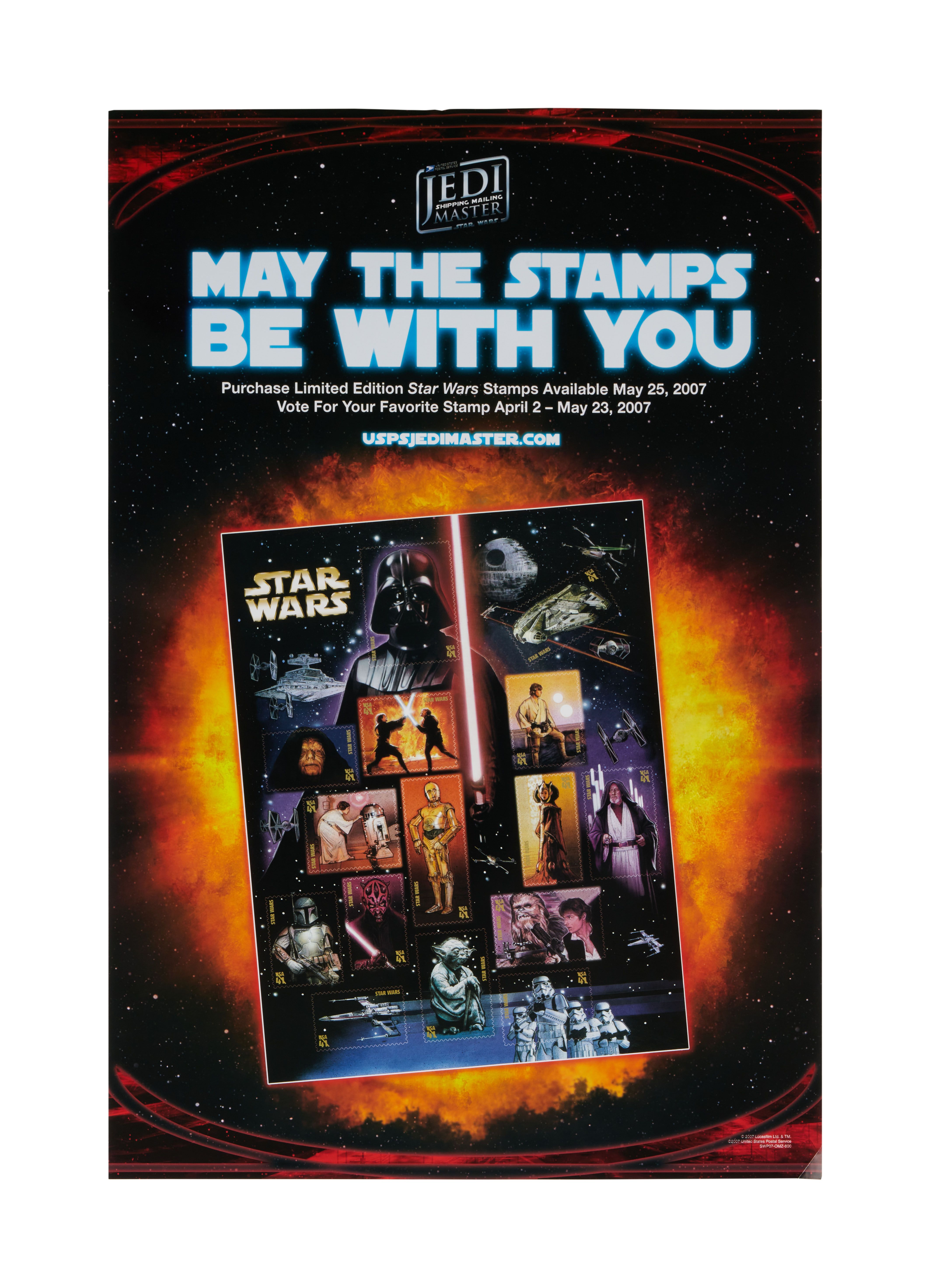 Star Wars | USPS Limited Edition Stamps Poster