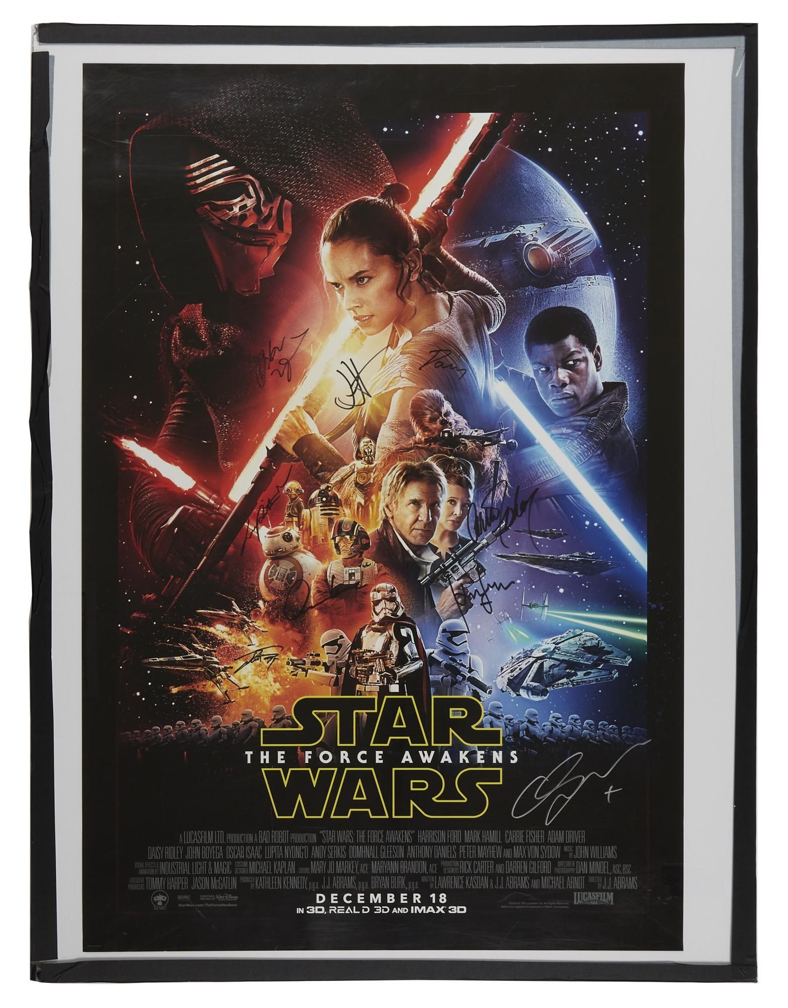 Star Wars: The Force Awakens | Cast-Signed Poster