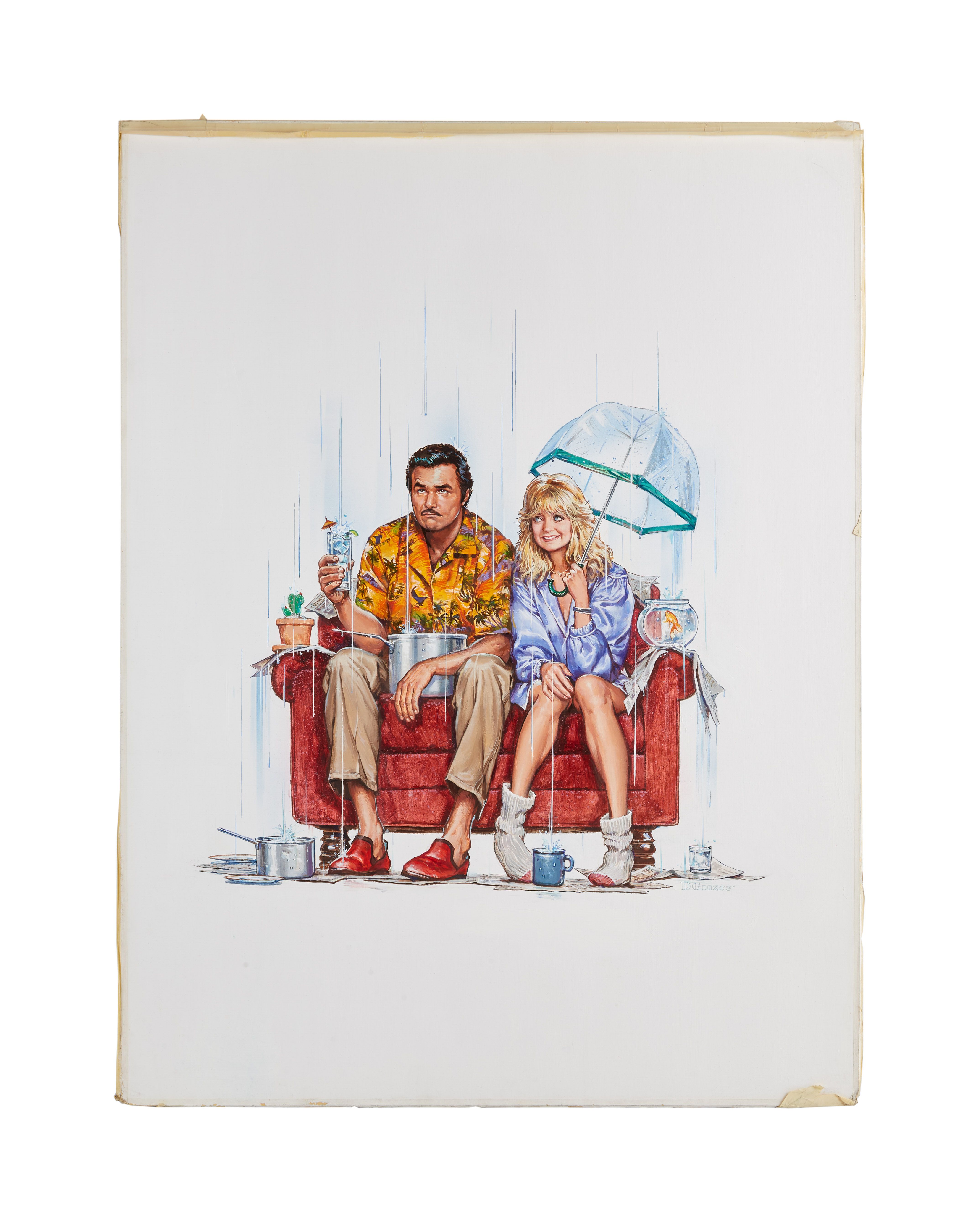 Best Friends | 1982 Poster Test Art Featuring Burt Reynolds and Goldie Hawn