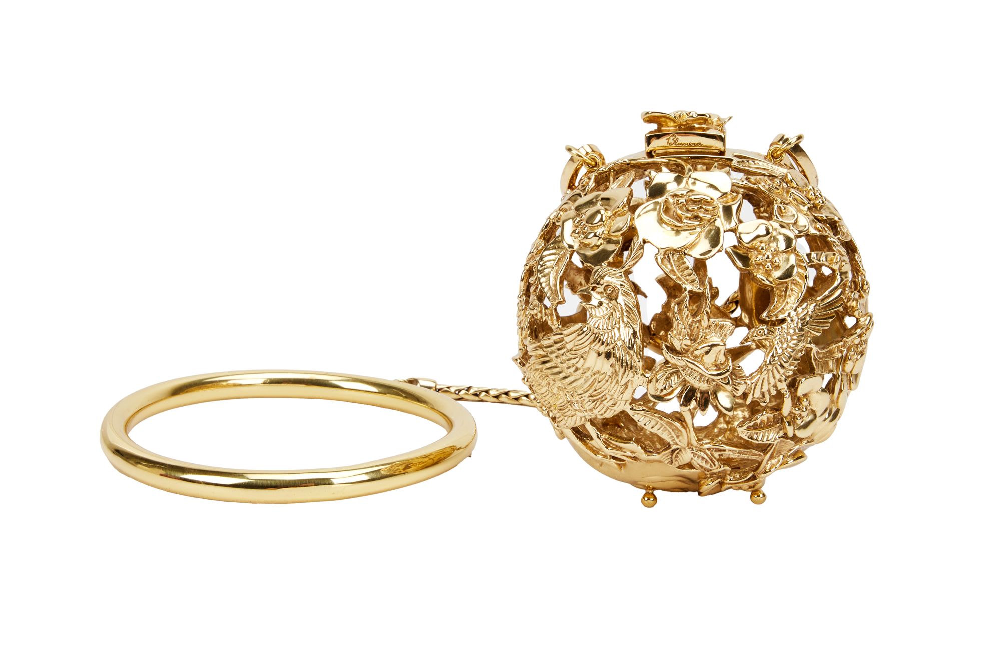 Olivia Newton-John | Blumera Hummingbird & Quail Orb Handbag