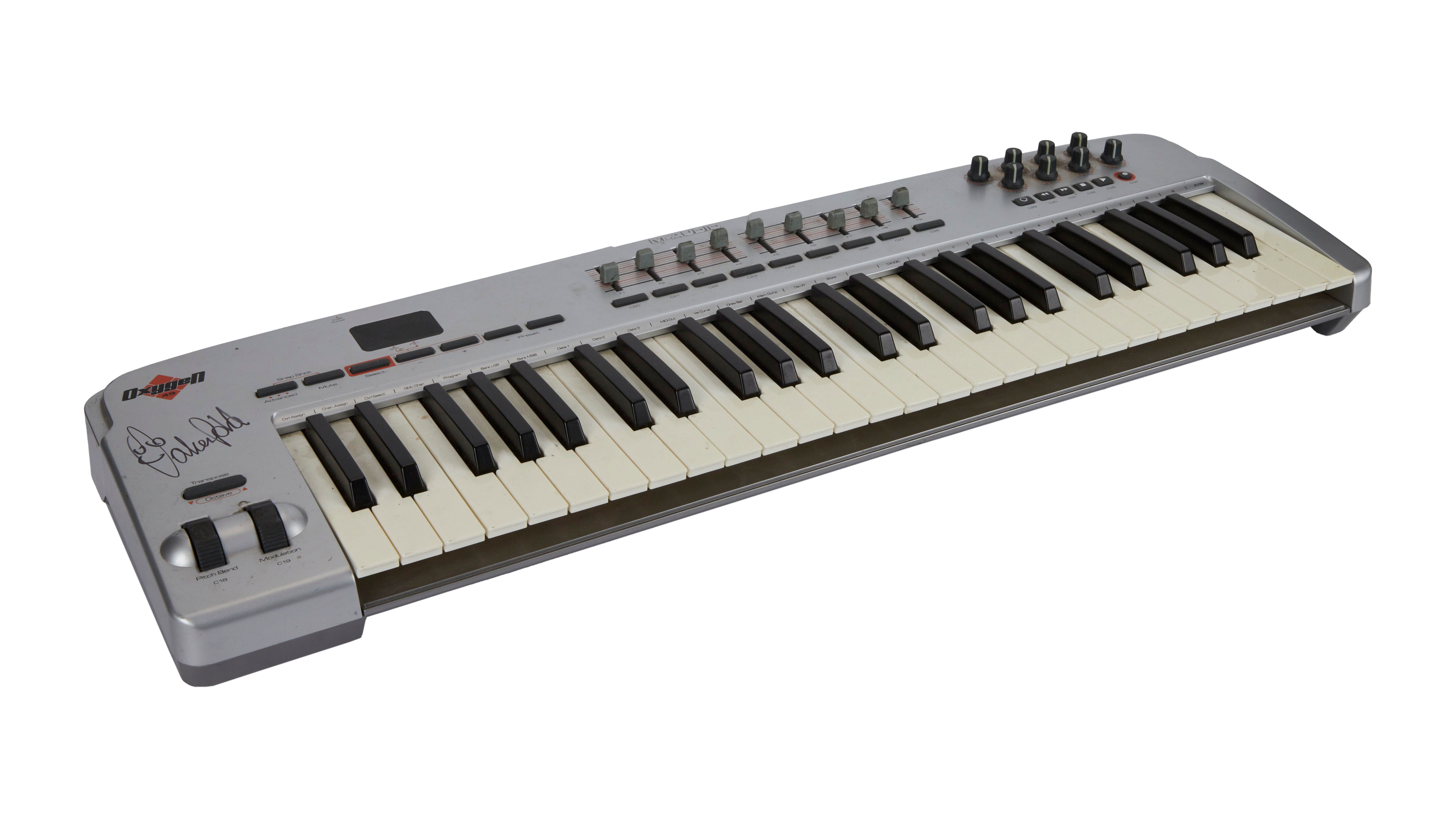 Paul Oakenfold | Signed M-Audio Oxygen 49 MIDI Controller Keyboard
