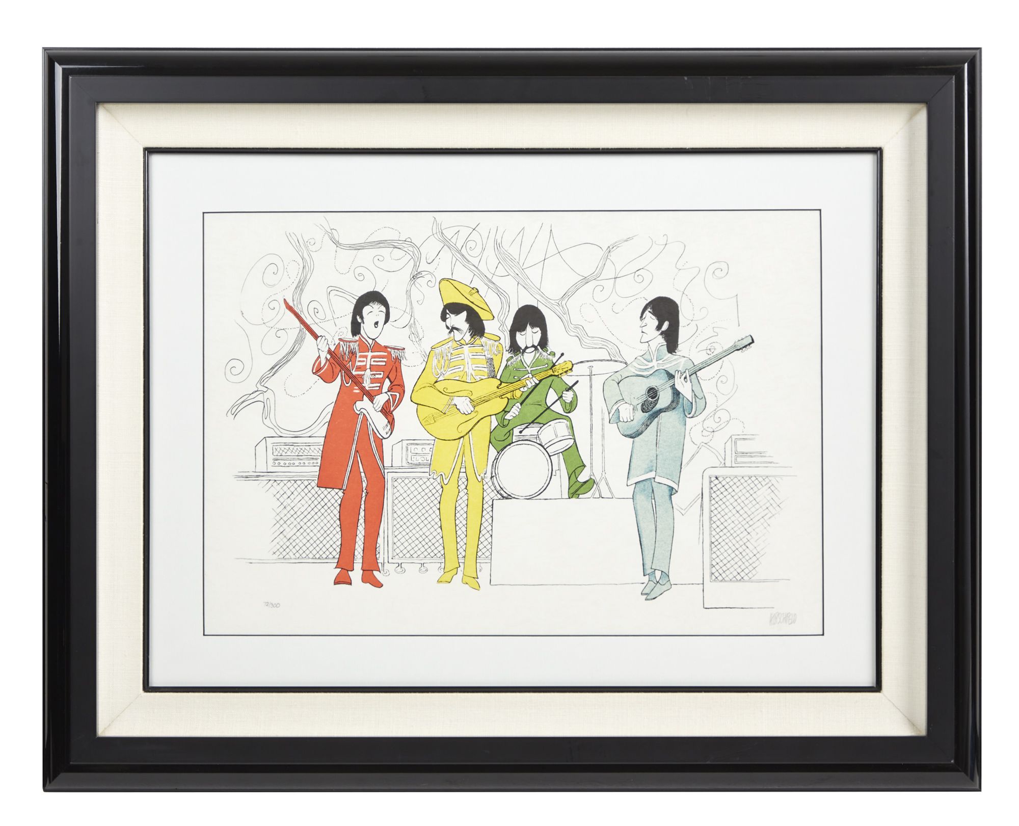 The Beatles | "Sgt. Pepper's Lonely Hearts Club Band" Al Hirschfeld ...