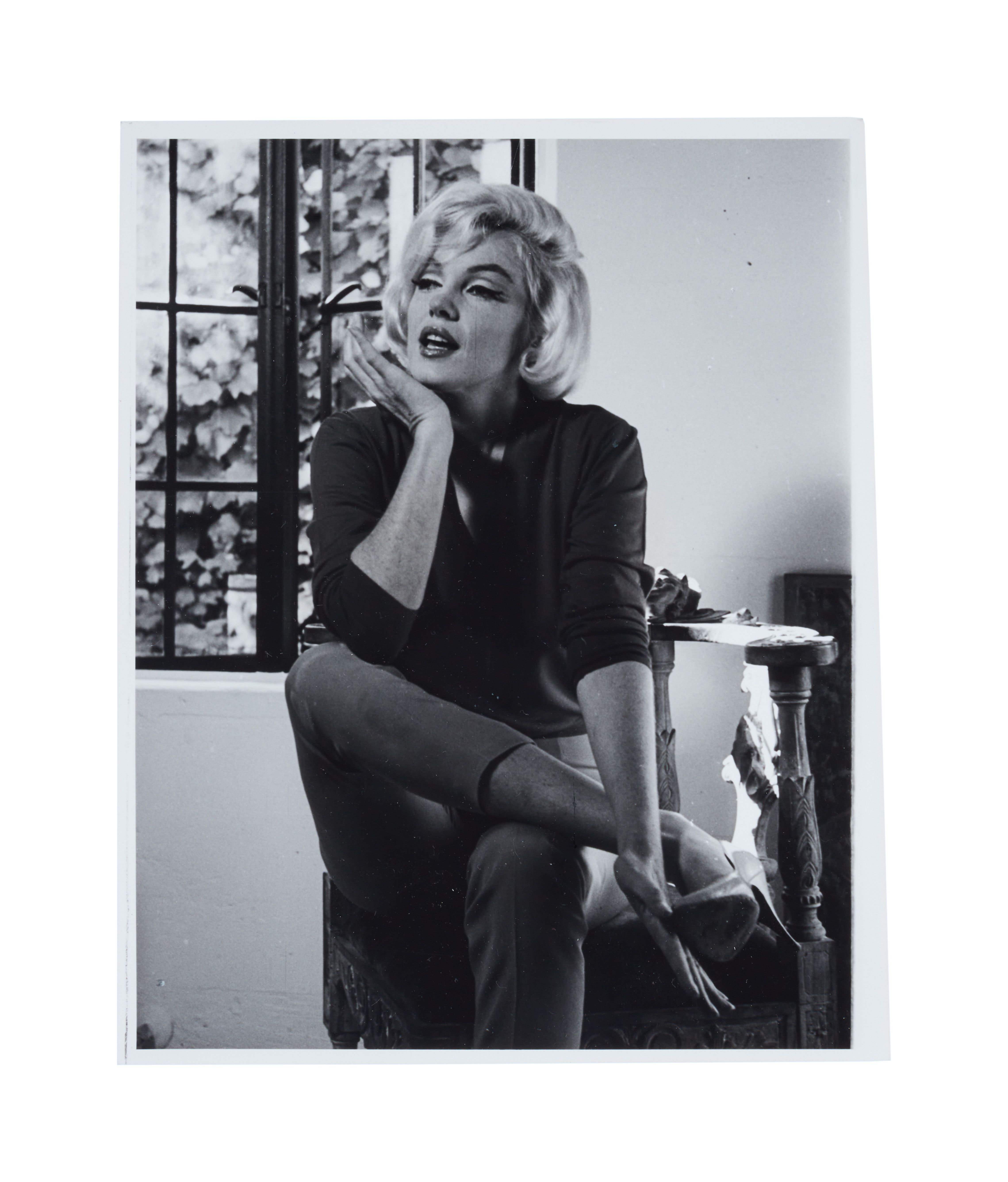 Marilyn Monroe | 1962/1990 Never-Published Black and White Photograph ...