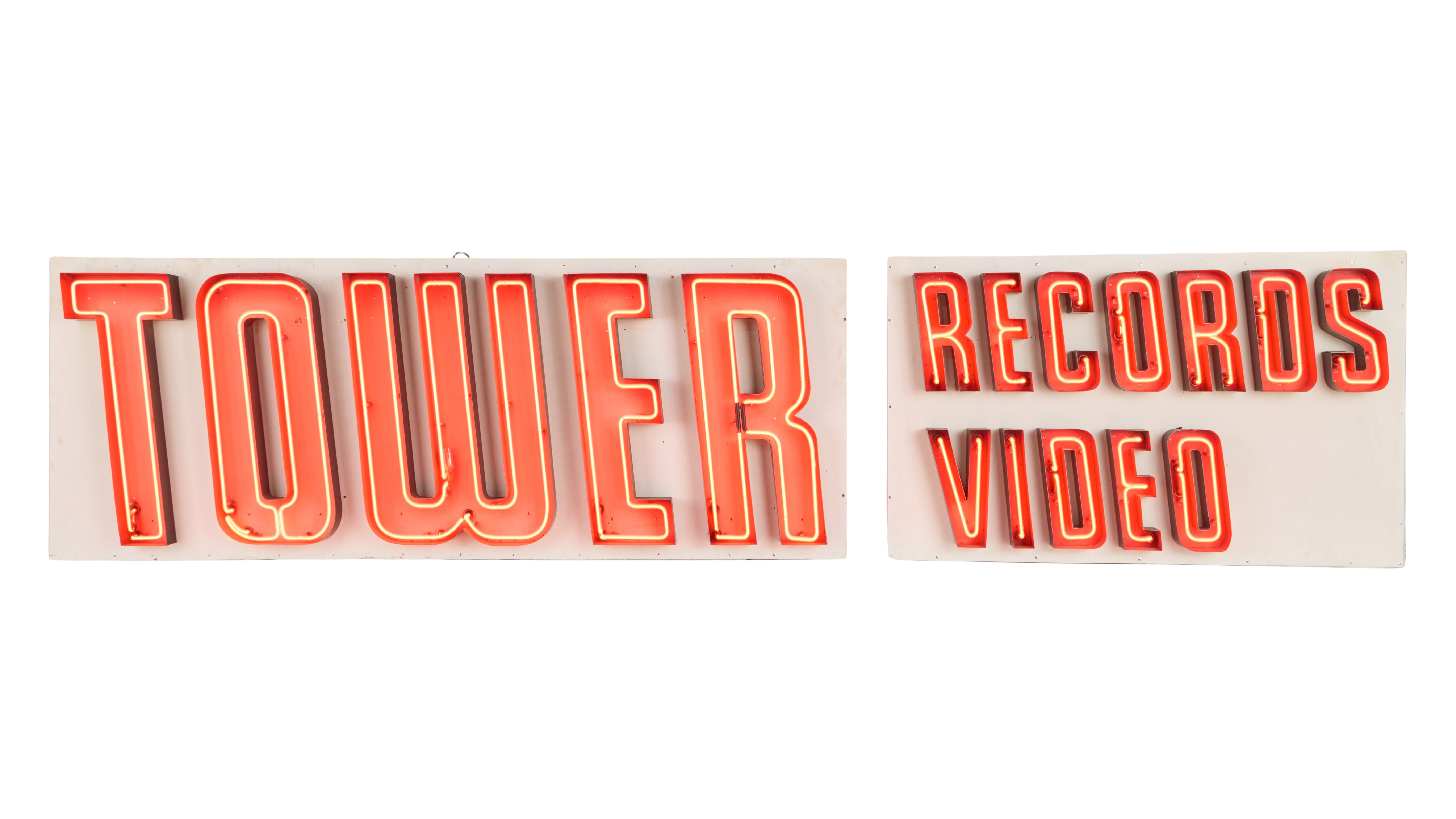 Tower Records | Store-Used Neon Sign