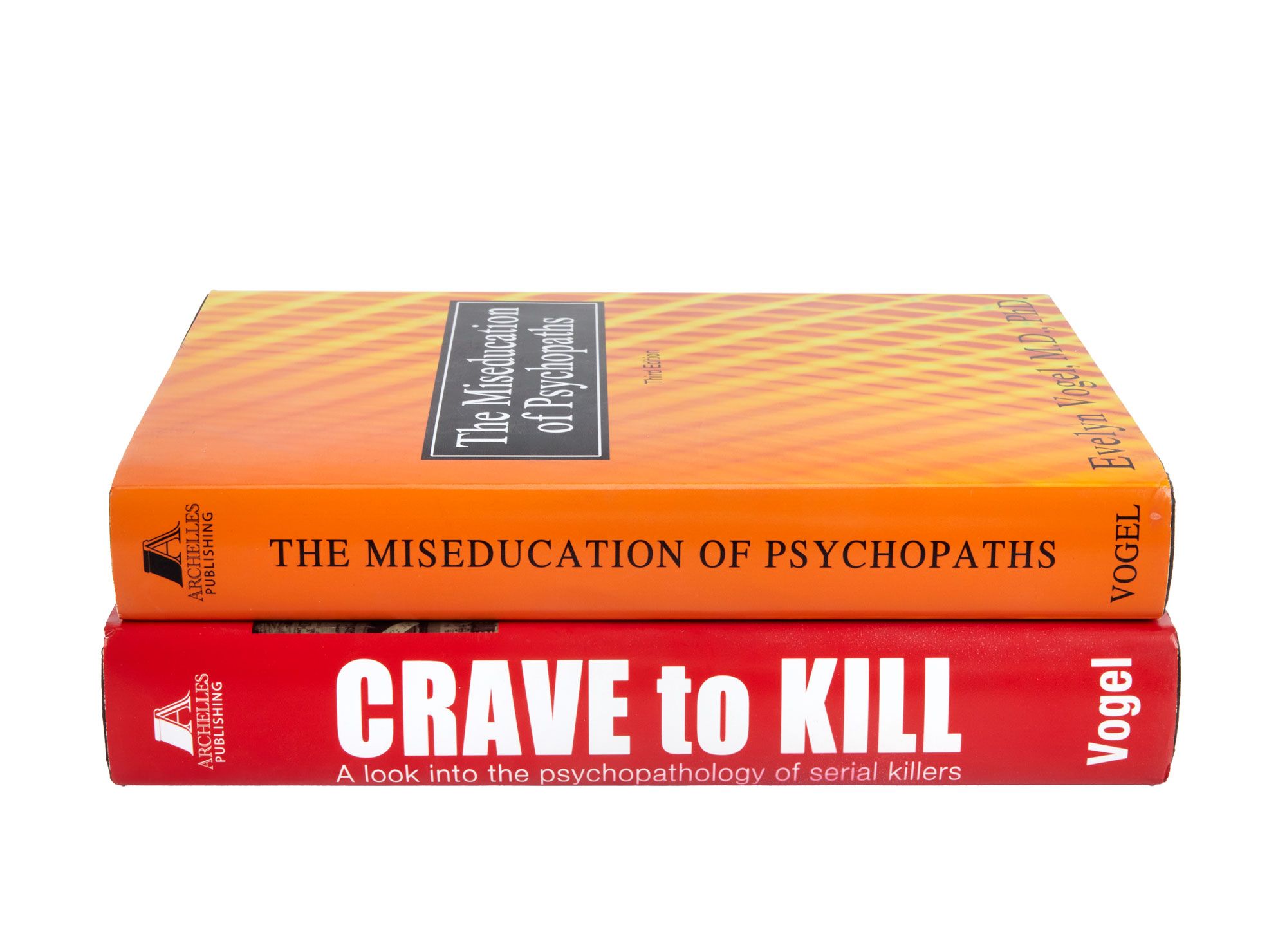 Dexter | Prop Books by Dr. Evelyn Vogel (Charlotte Rampling)