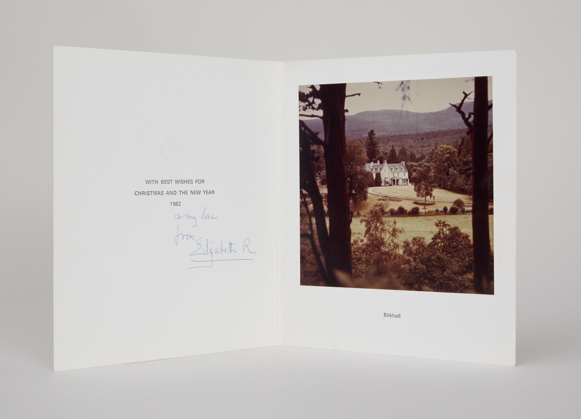 Queen Elizabeth, The Queen Mother | 1982 Signed Christmas Card