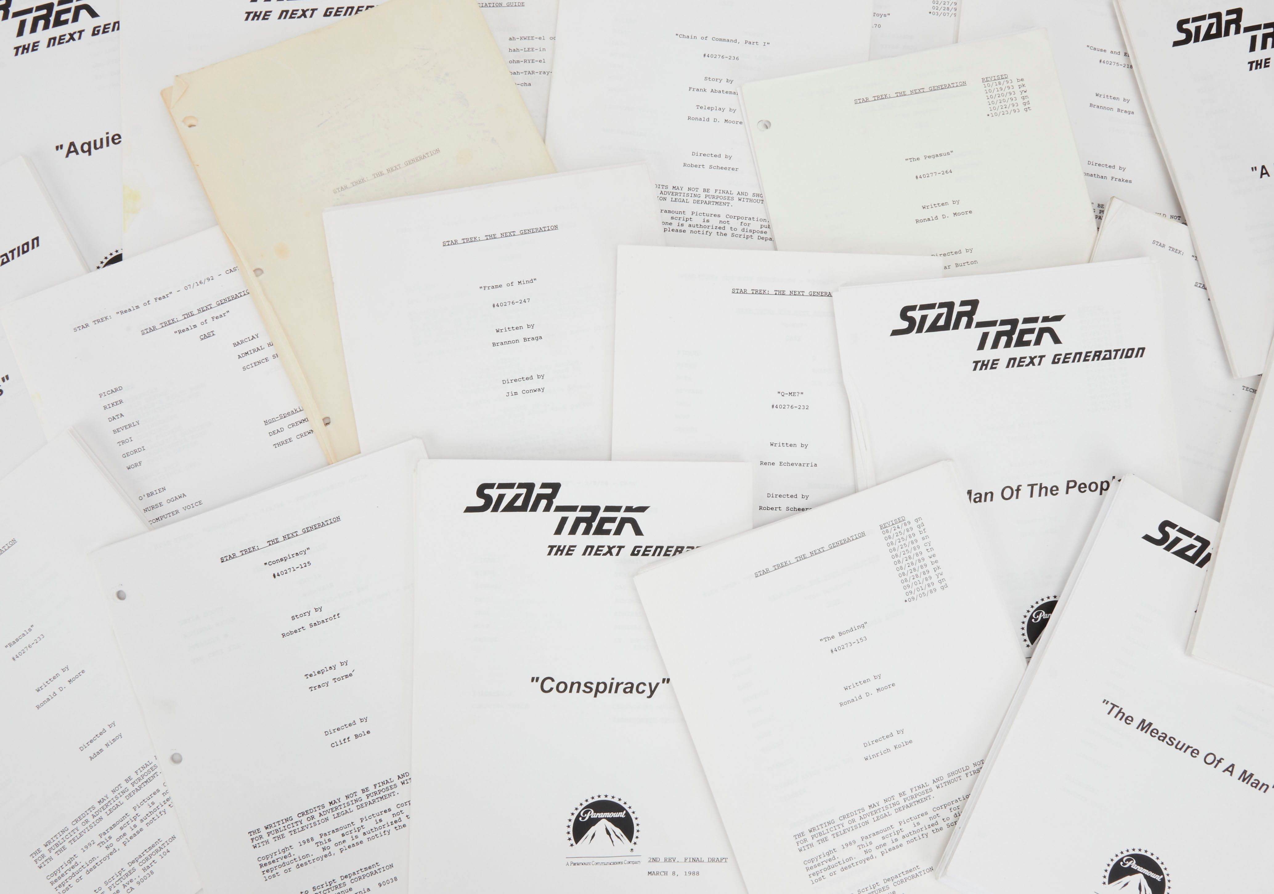 Star Trek: The Next Generation | Various Production Scripts