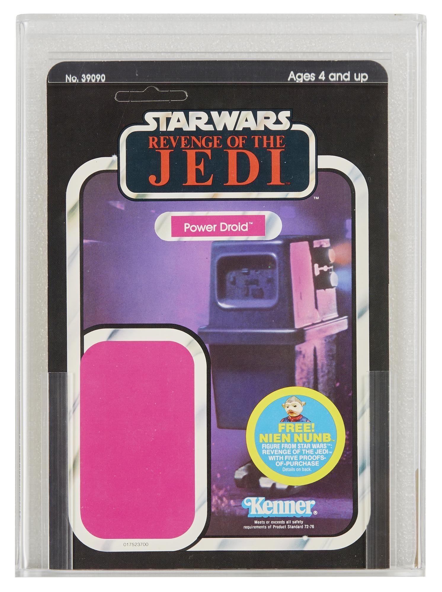 Star Wars: Revenge of the Jedi | 1983 Kenner Power Droid Card Back Proof
