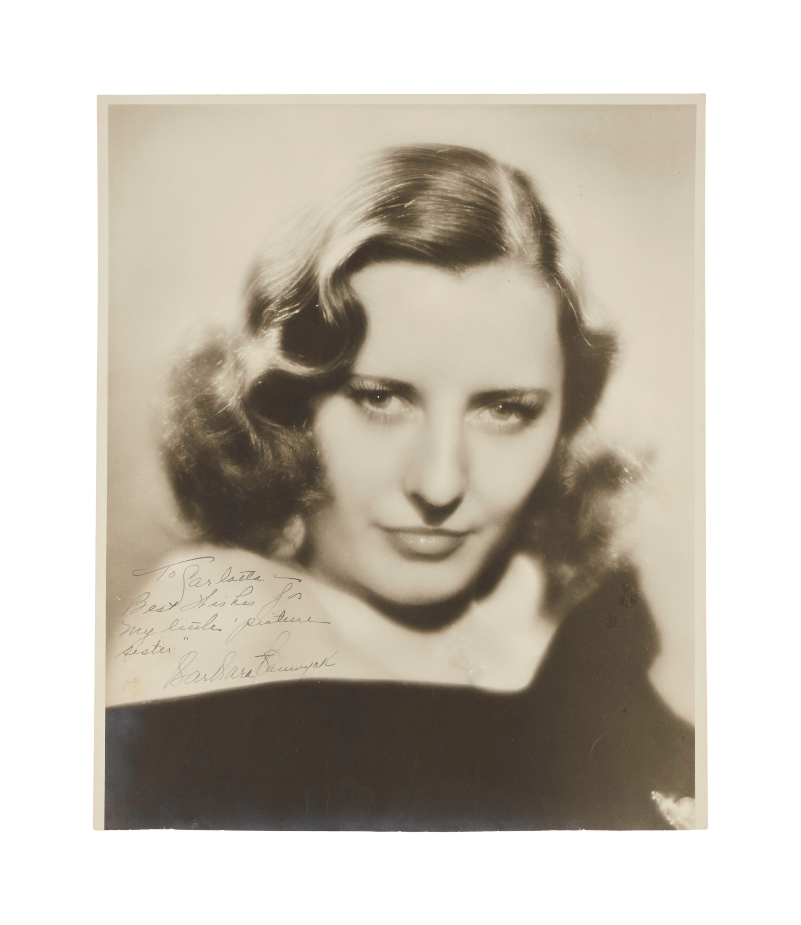 Barbara Stanwyck & Robert Taylor | 1930s Signed Black and White Photographs