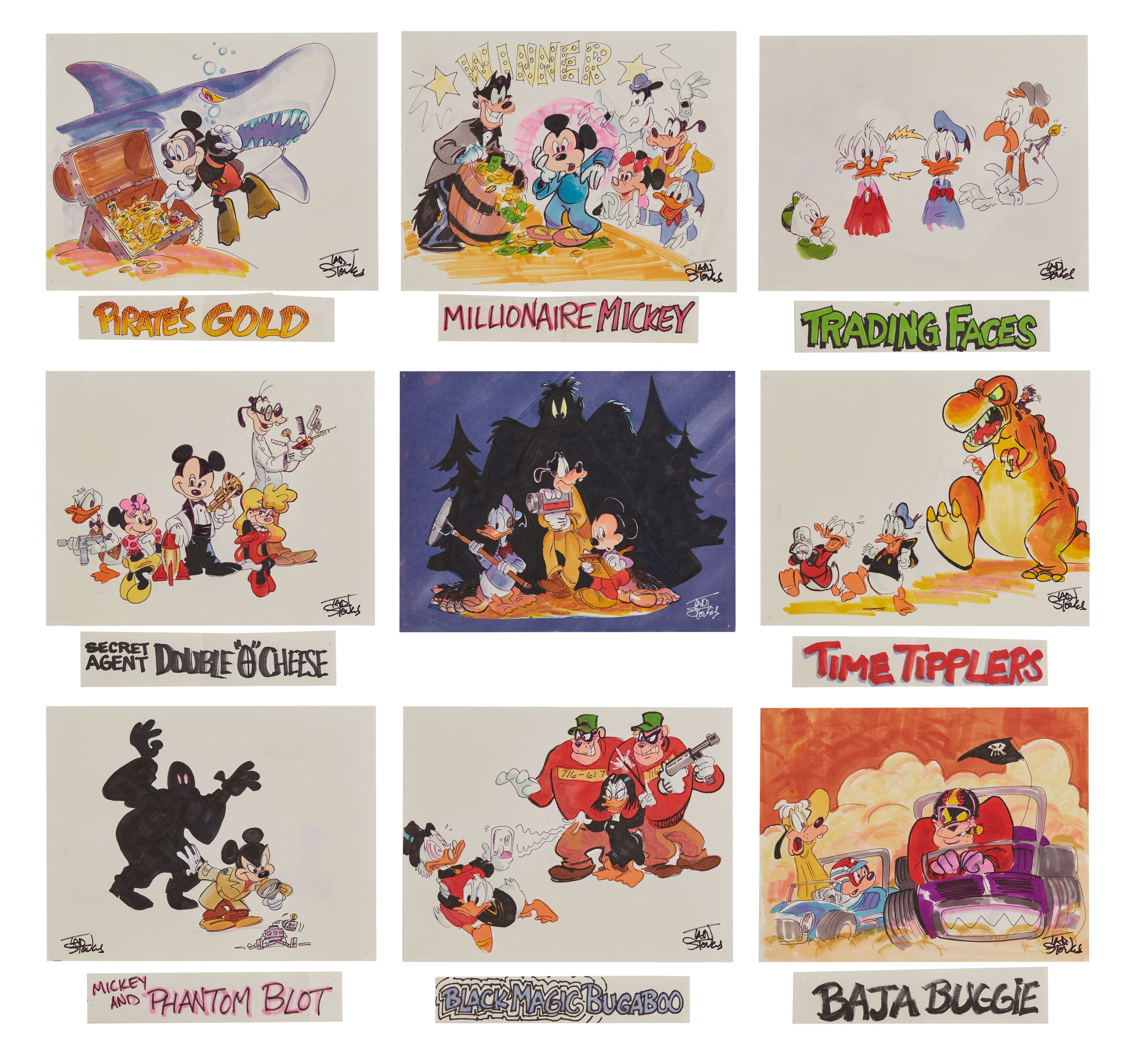 Disney Animation | 80s Animated Featurettes Pitch Artwork Featuring ...