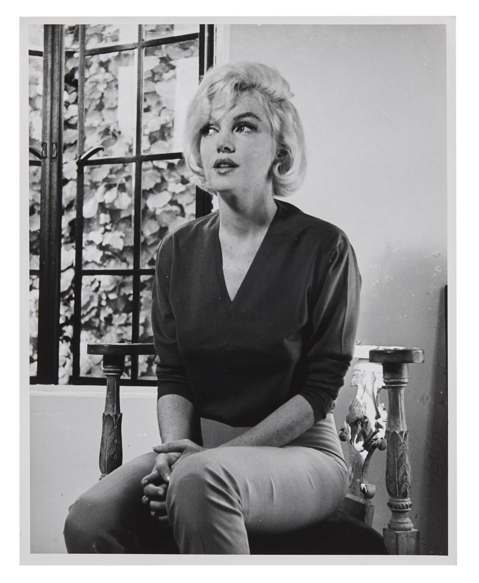 Marilyn Monroe | 1962/1990 Never-Published Black and White Photograph ...