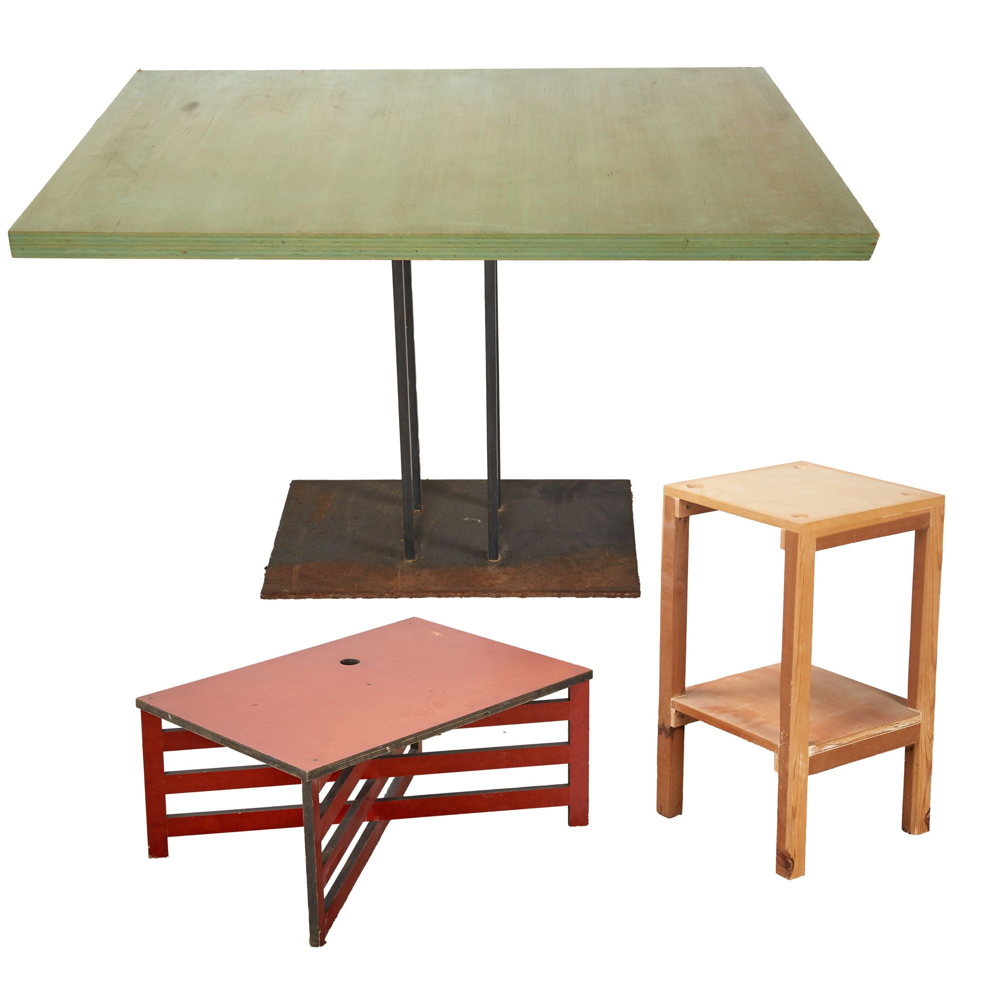 David Lynch | Three Homemade Tables