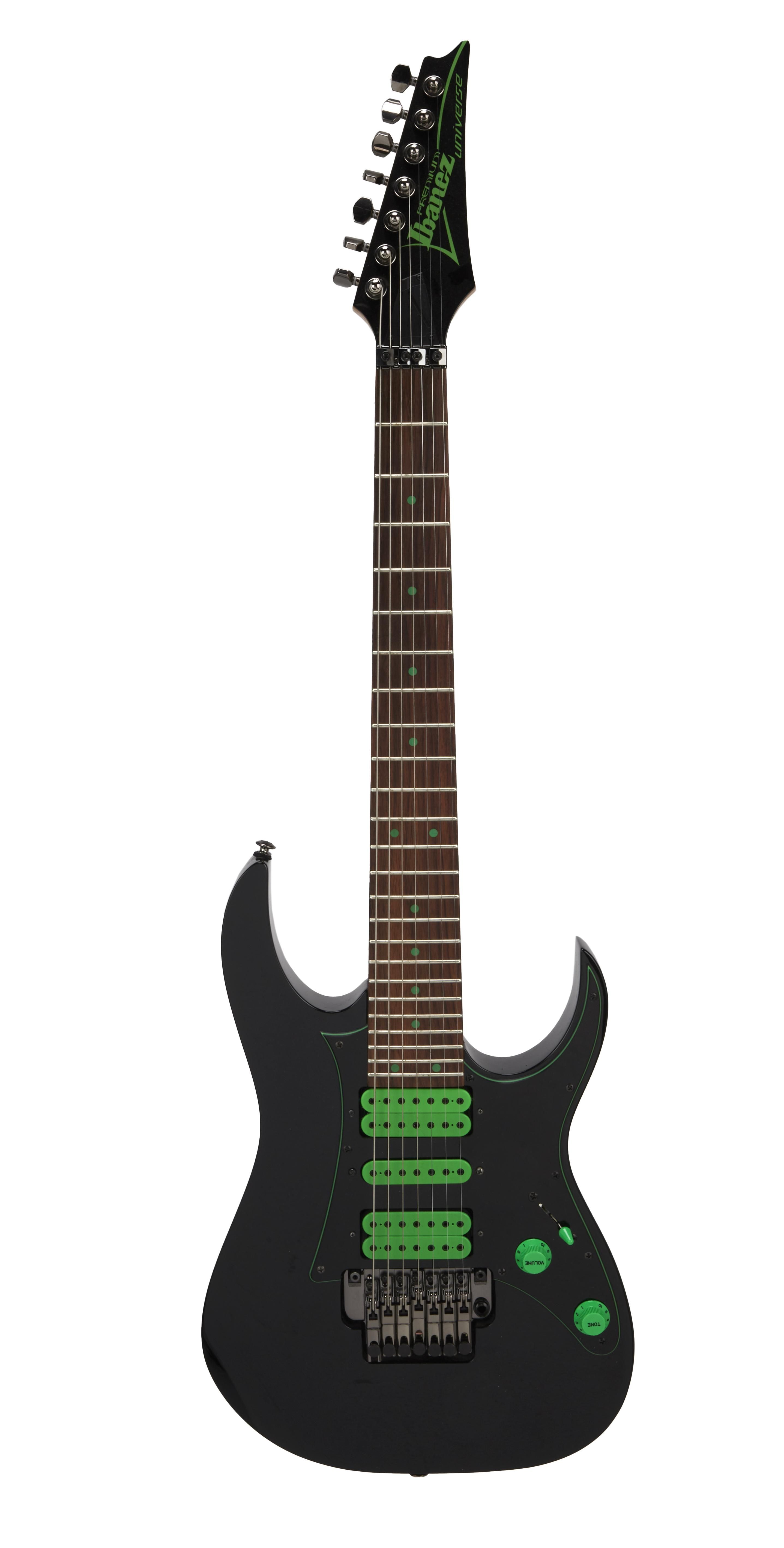 Joe Walsh | Ibanez Steve Vai Universe 7-String Electric Guitar, Cosmo Black