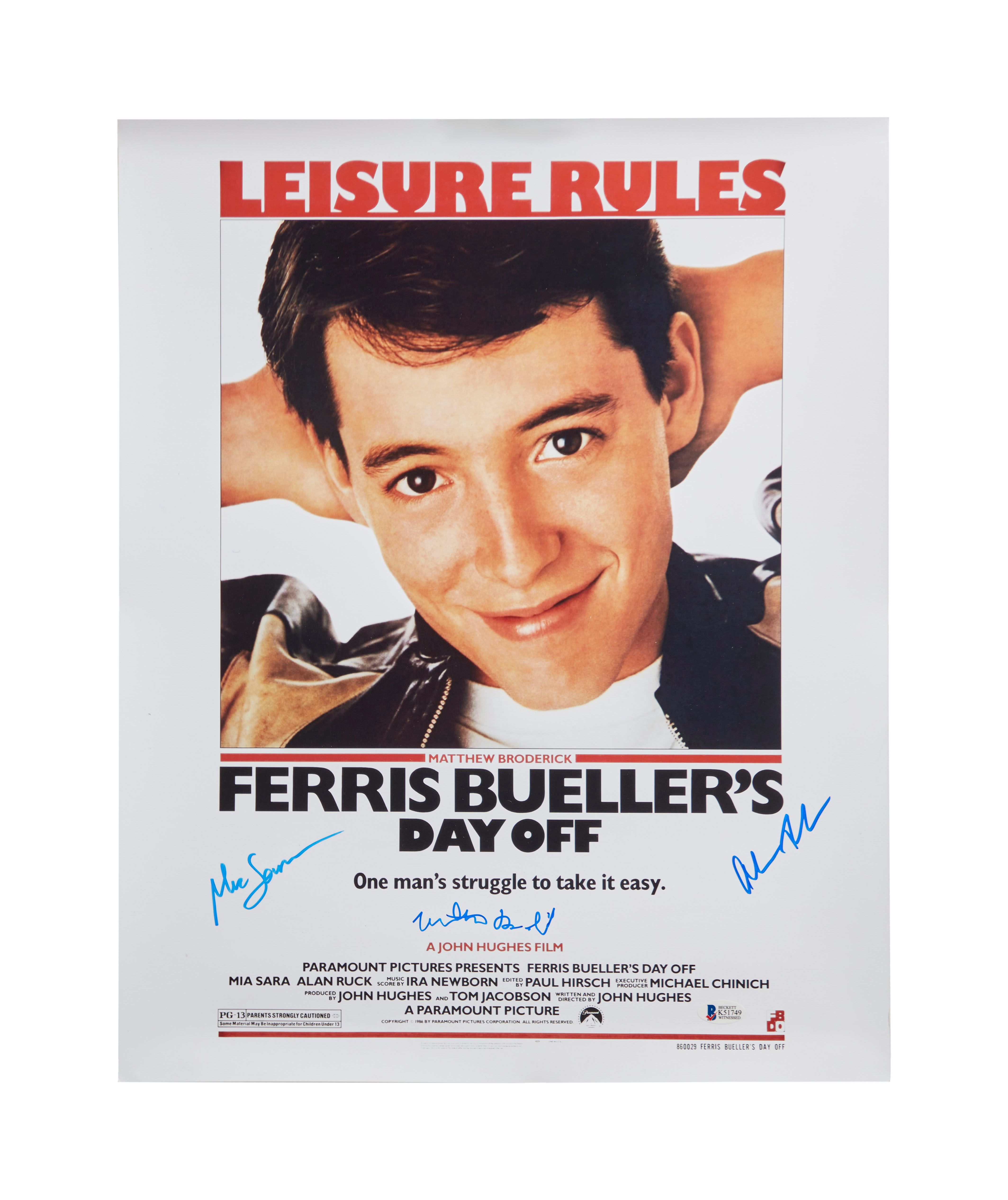 Ferris Bueller's Day Off | Cast-Signed Photo