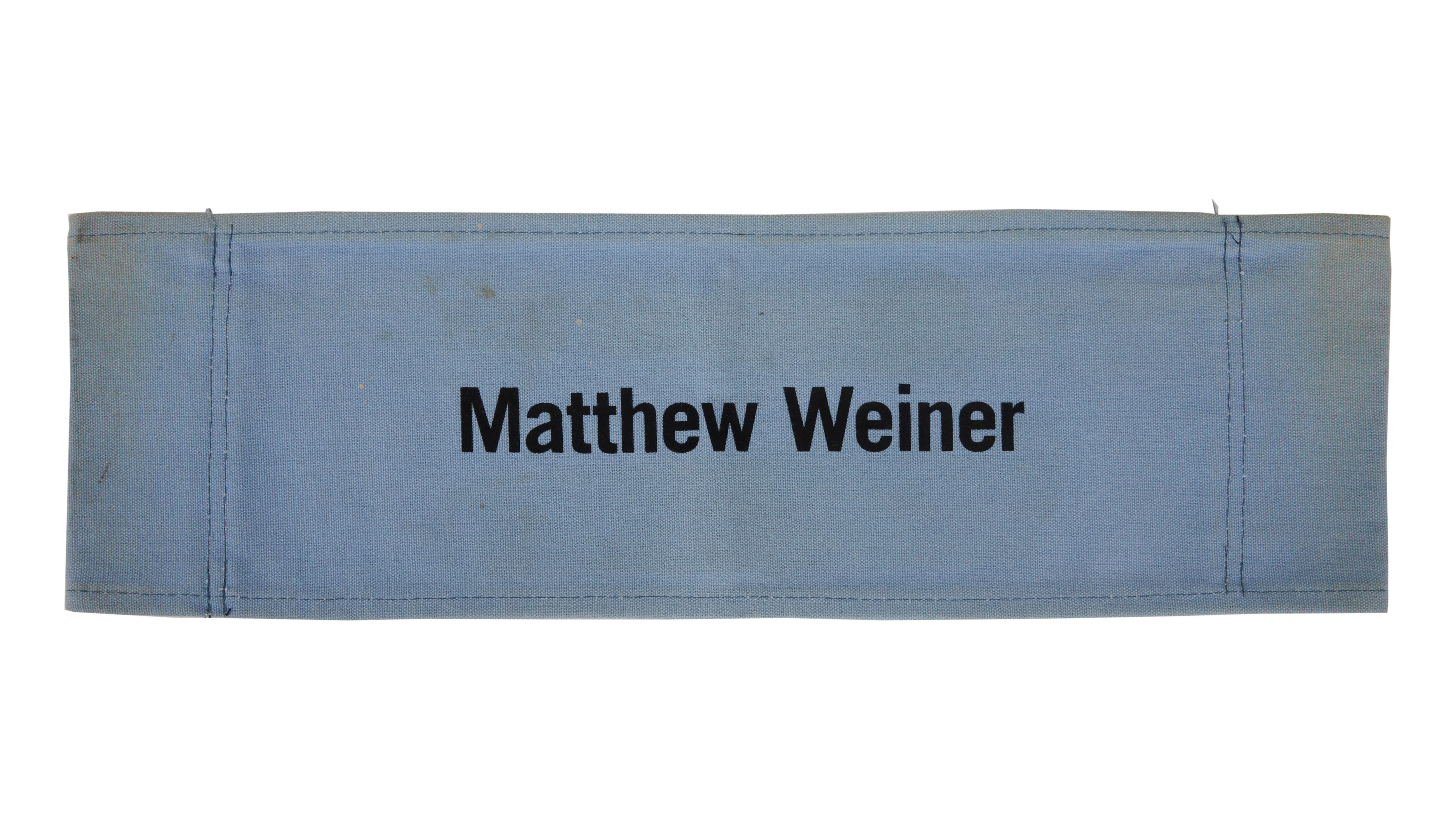 Mad Men | Matthew Weiner Season 1 and 2 Production Chairback