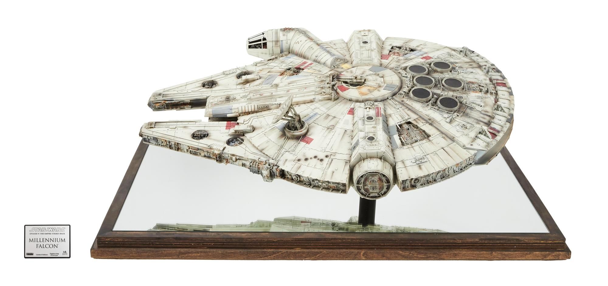 Star Wars | Master Replicas Millennium Falcon with Harrison Ford Signed ...