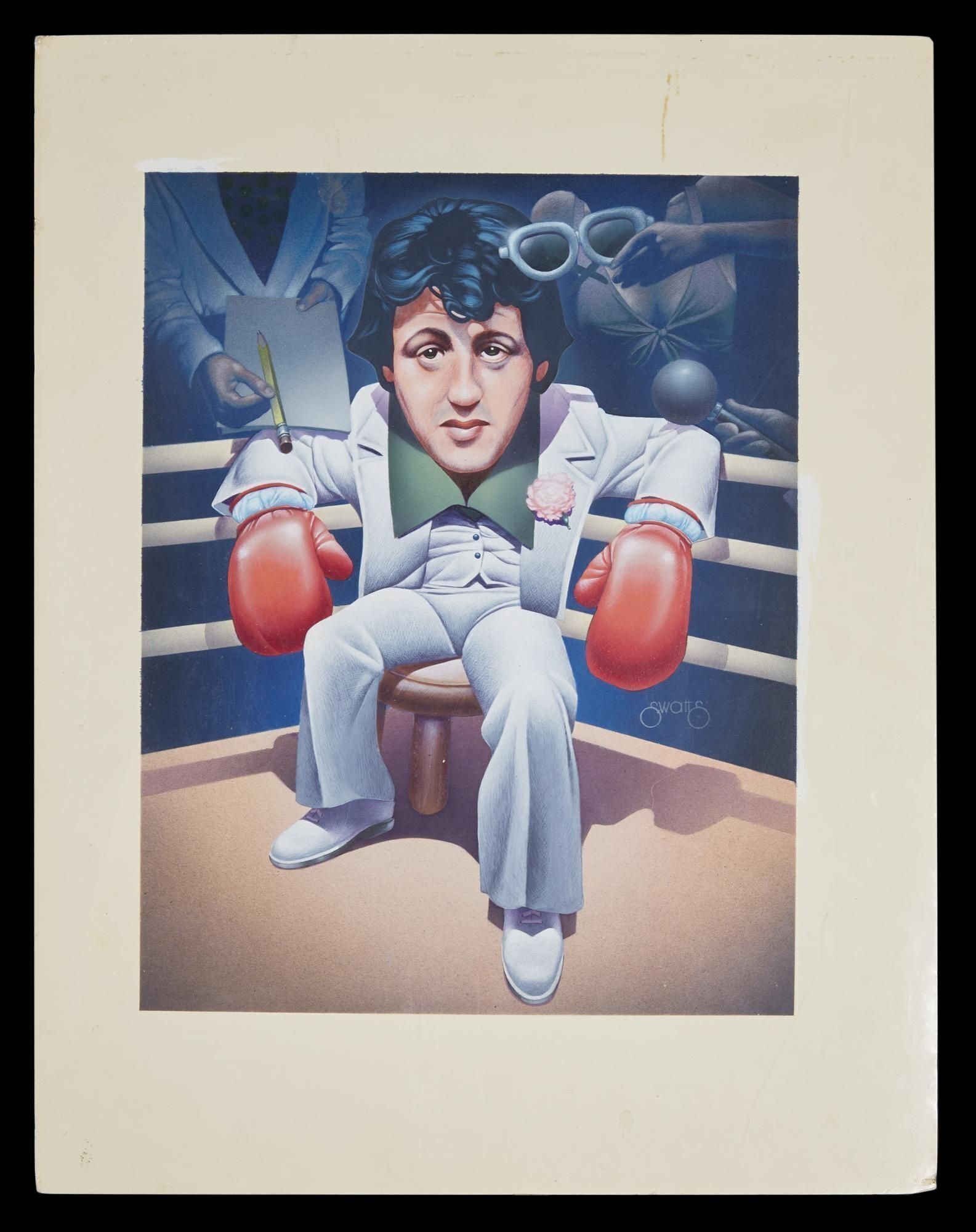 Sylvester Stalone | "Rocky" Original Stan Watts Artwork