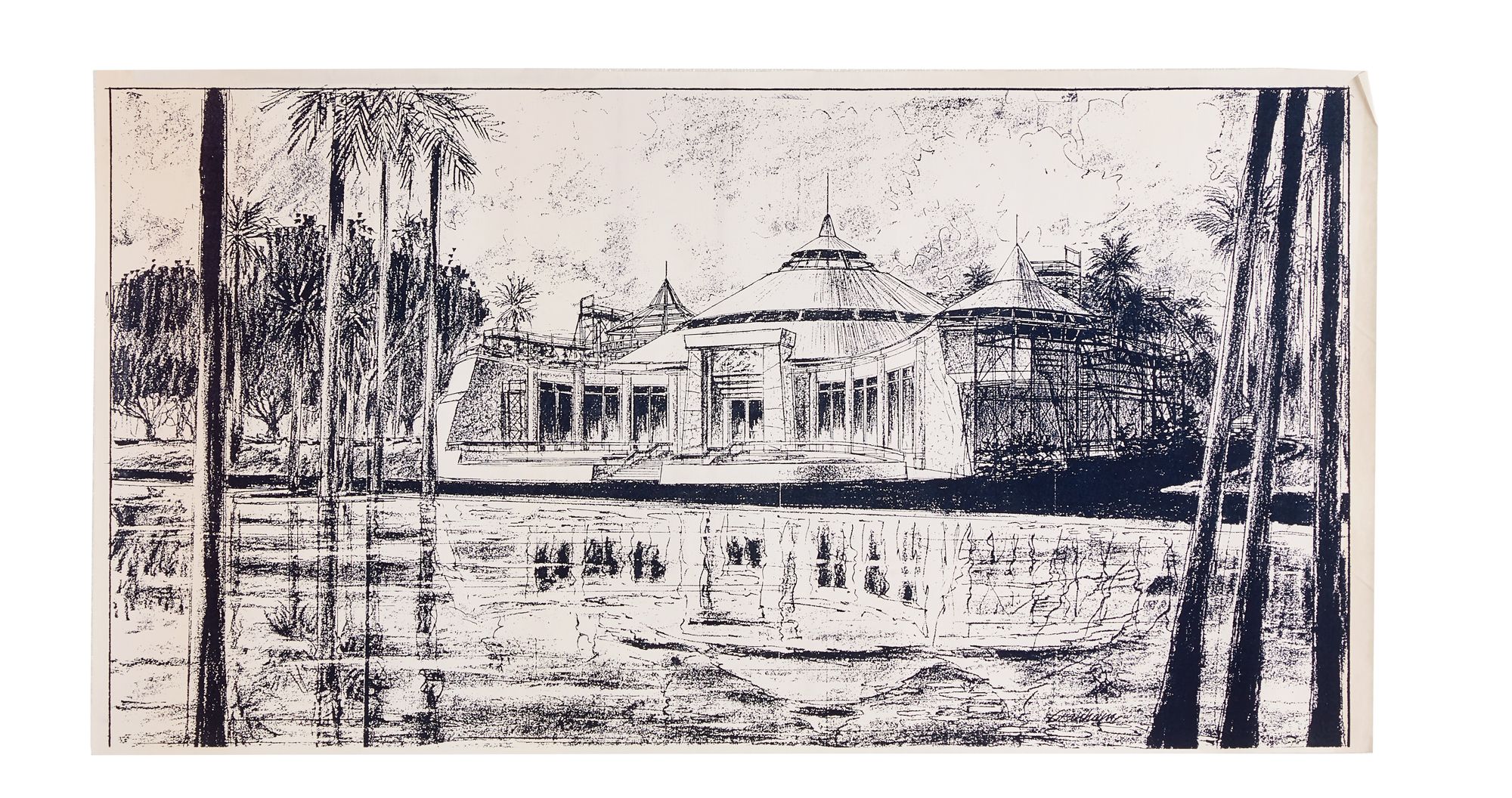 Jurassic Park | Tom Cranham Concept Art - Visitor Center (2), Raptor ...