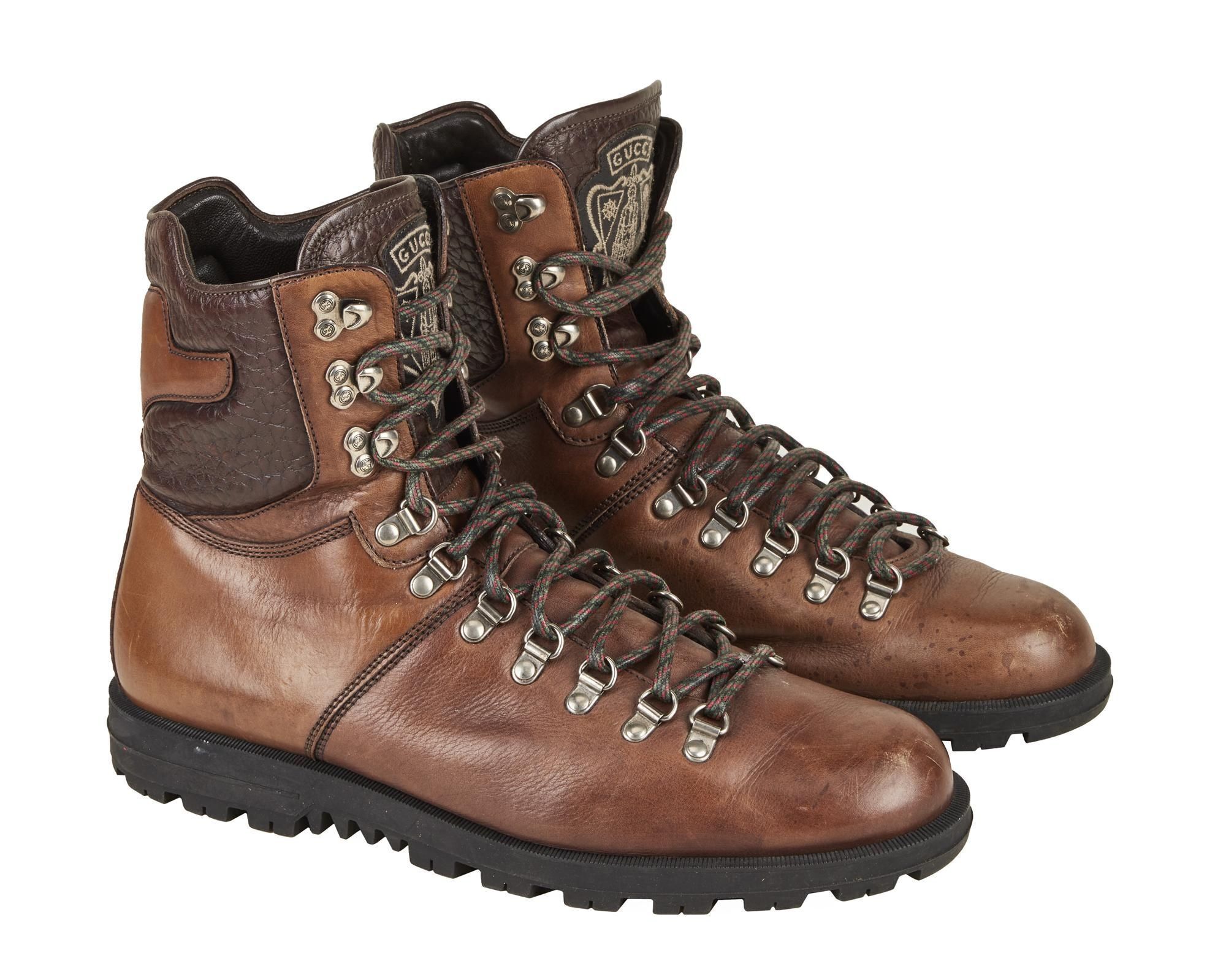 Rick Ross | Gucci 2007 Embroidered Leather Combat Boots