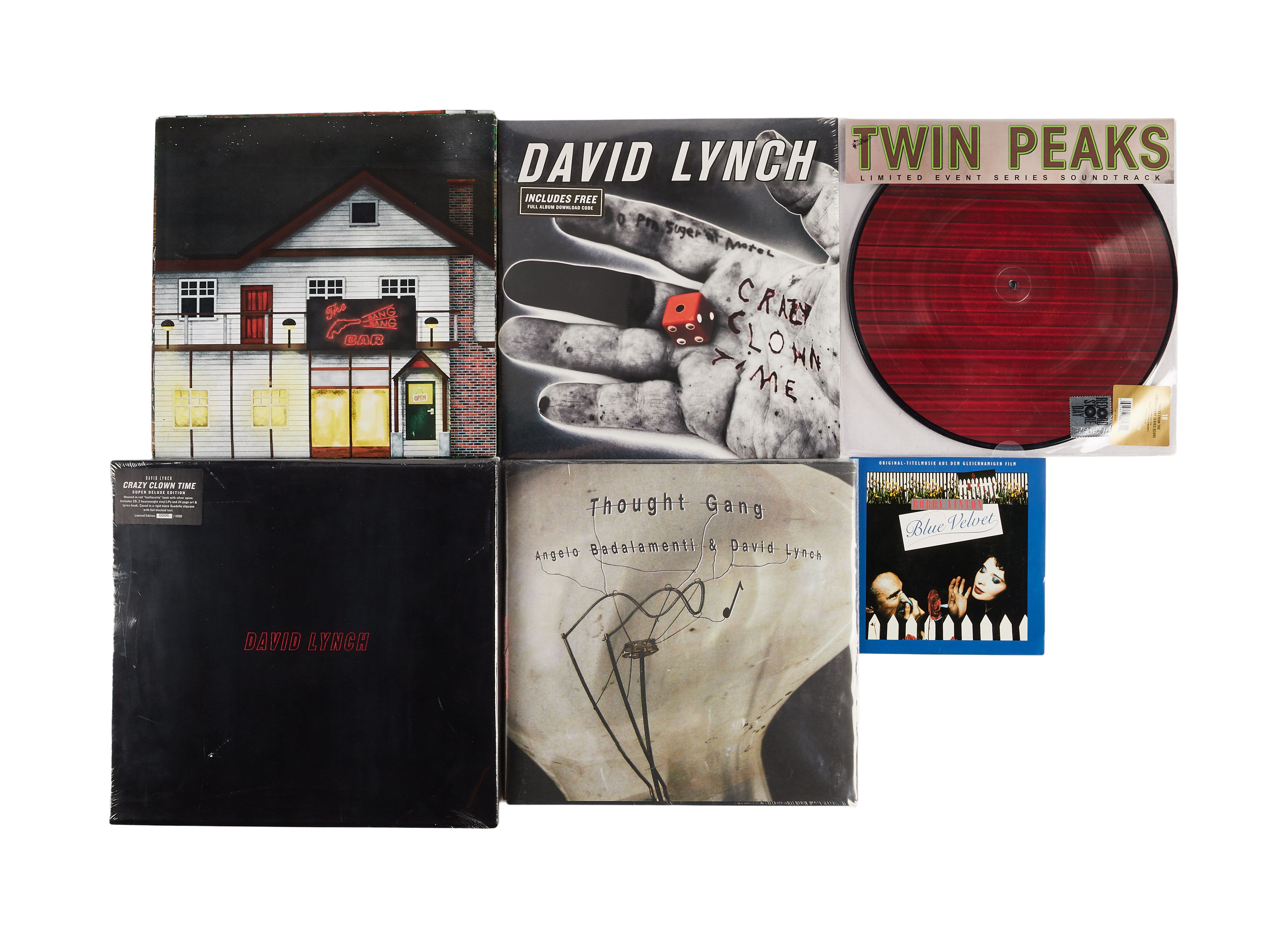 David Lynch | Personal Collection of His Own Music and Film Record Albums