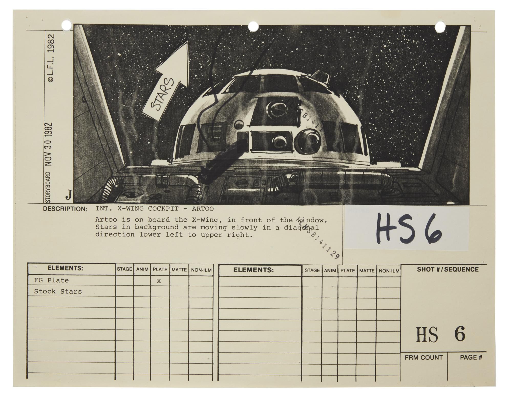 Star Wars: Return of the Jedi | R2-D2 "Int. X-Wing Cockpit - Artoo ...