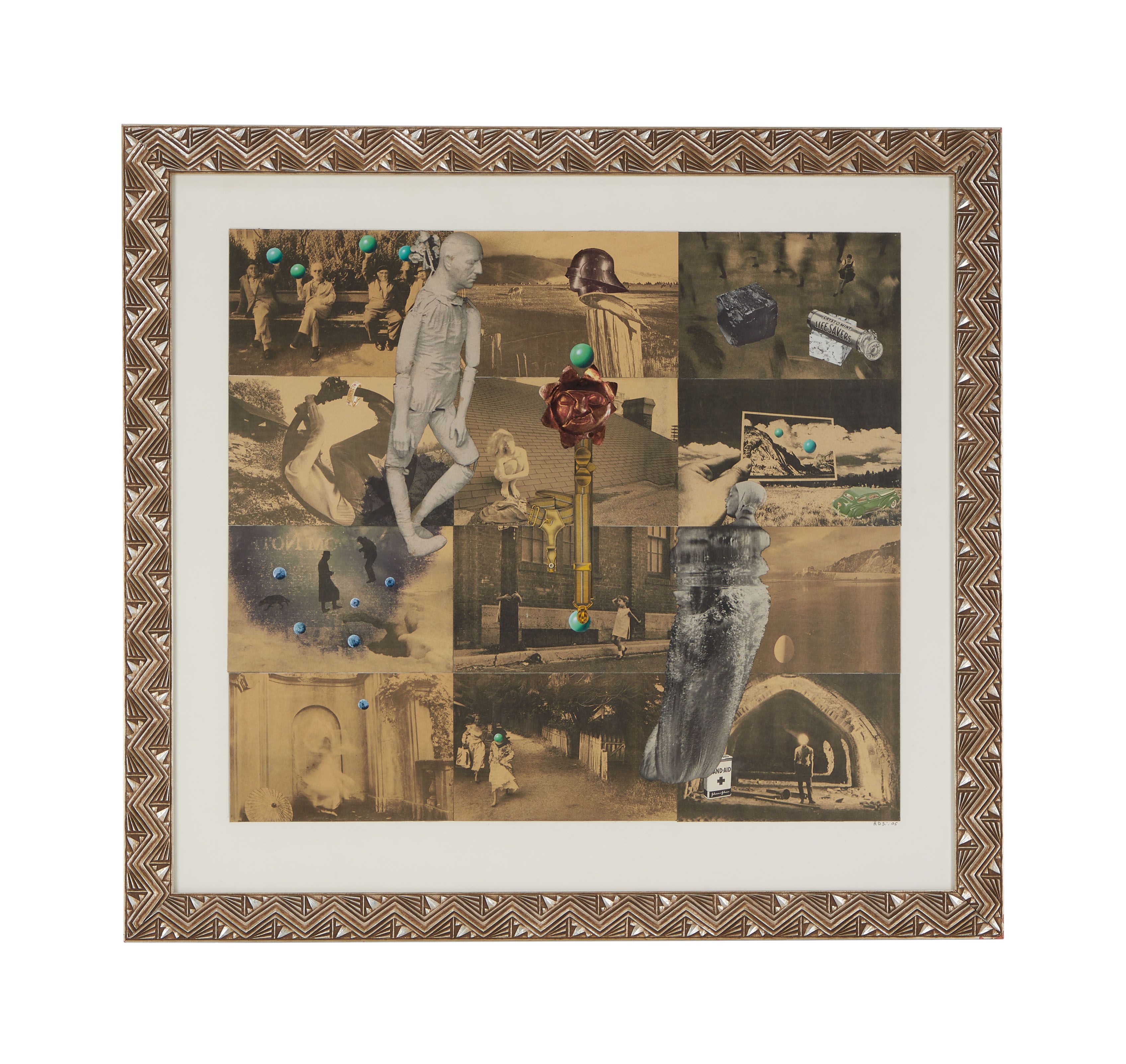 David Lynch | Dean Stockwell Signed Collage Art