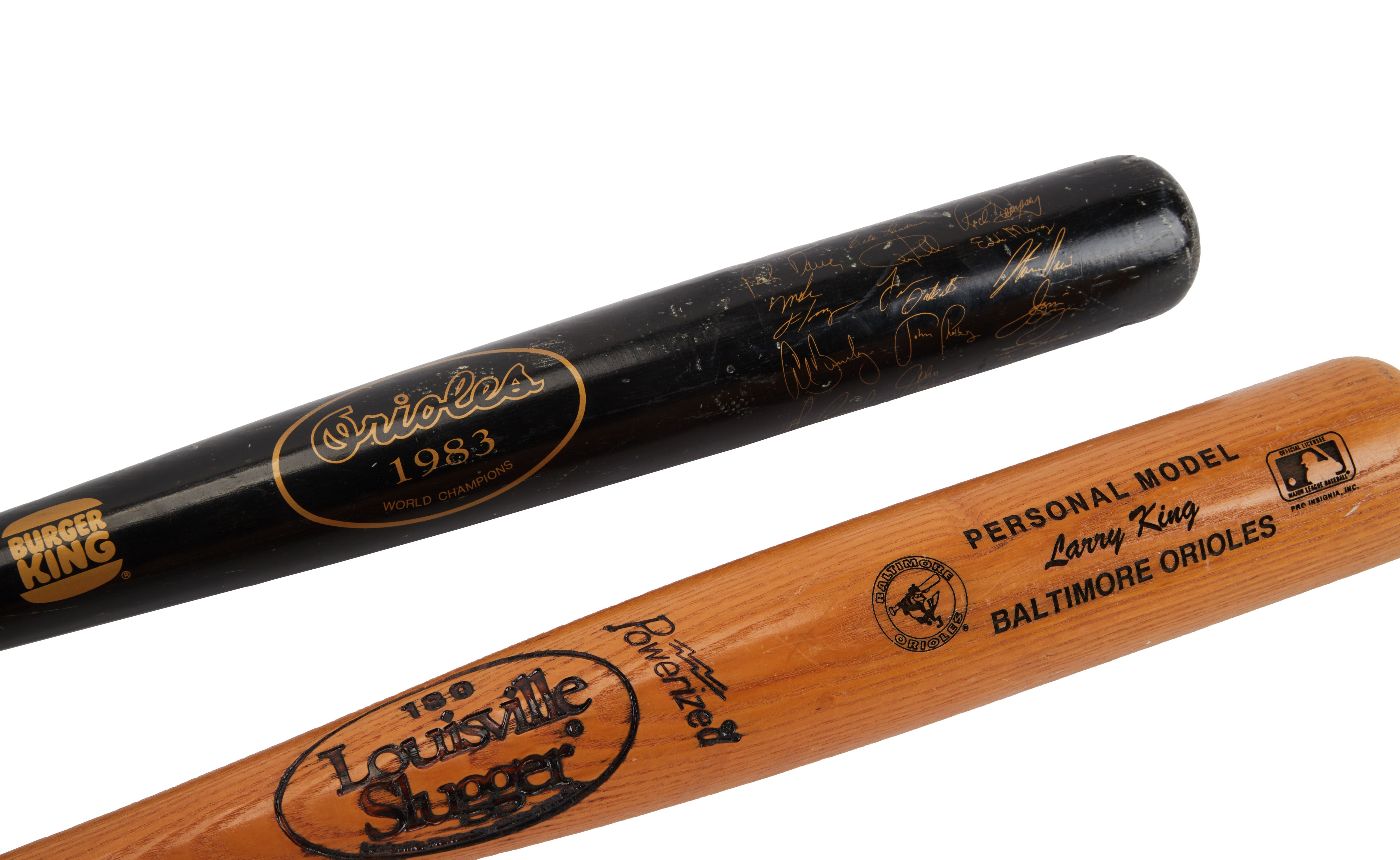 Larry King | 1980s-2000s Orioles Baseball Bats