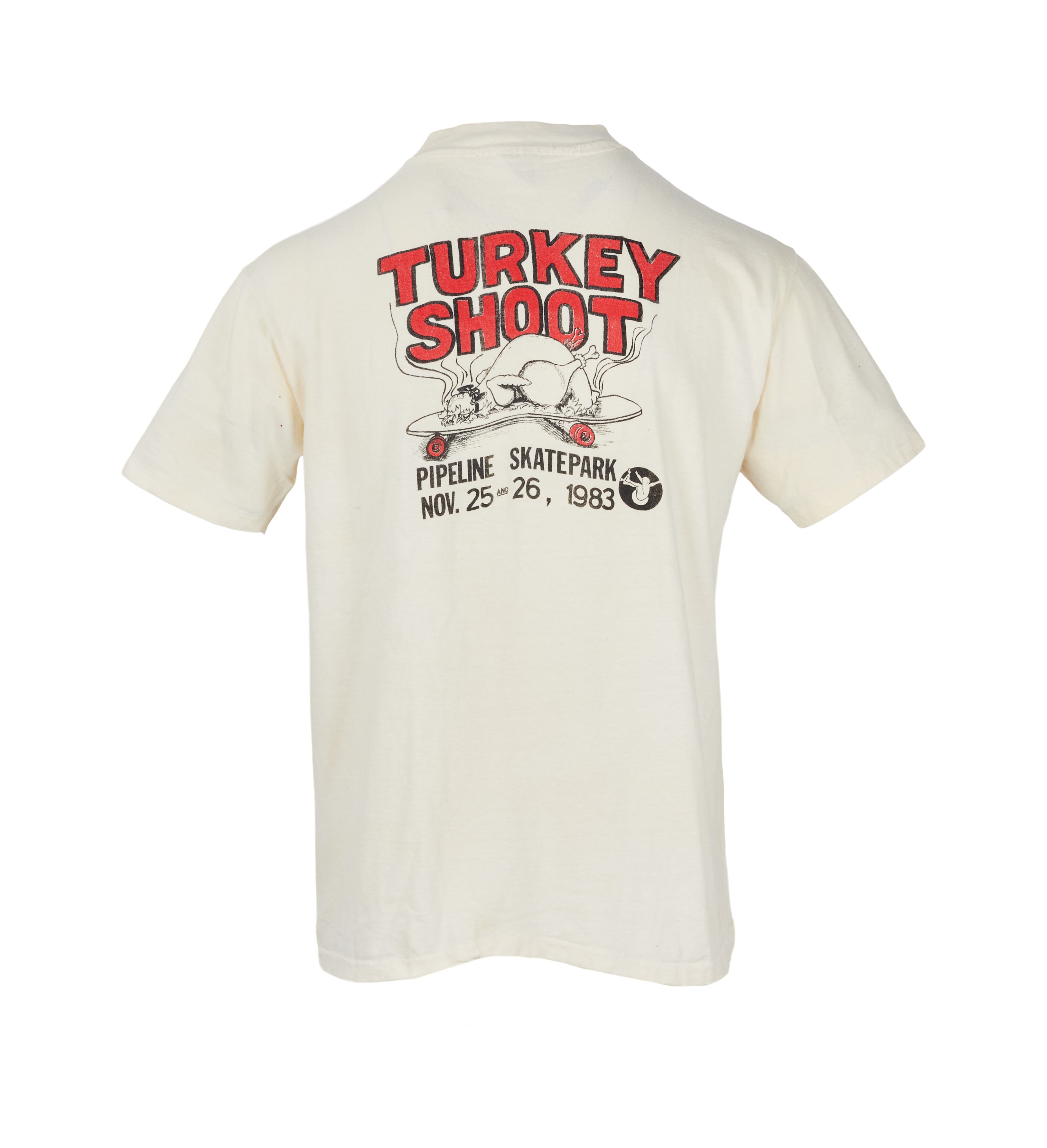 Tony Hawk | 1983 Upland Pipeline Skatepark "Turkey Shoot" T-Shirt