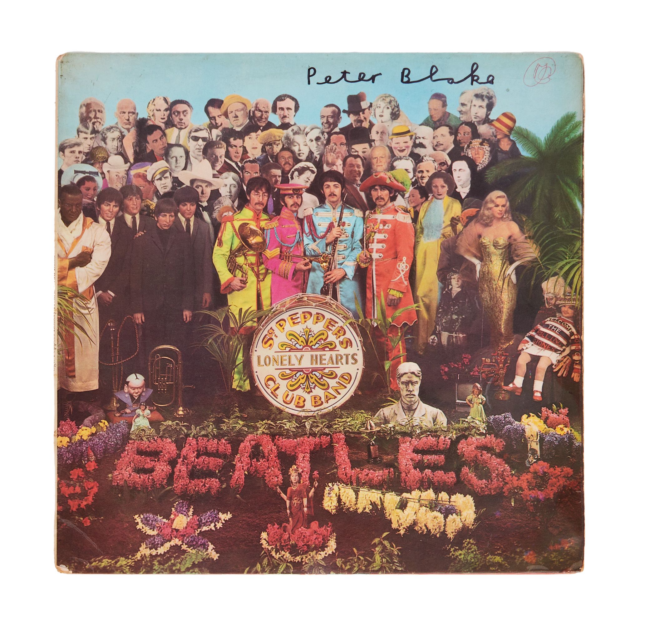 The Beatles | Sir Peter Blake Signed "Sgt Peppers Lonely Hearts Club ...