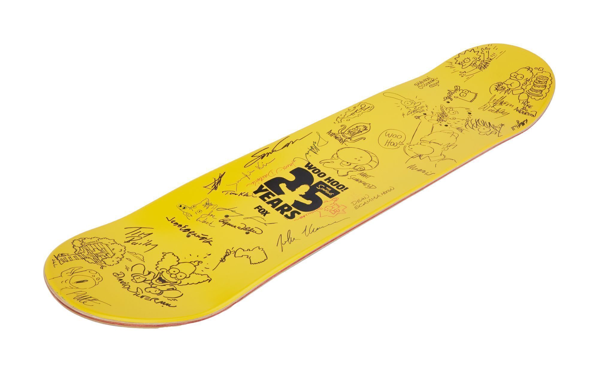 The Simpsons | Multi-Signed Skateboard