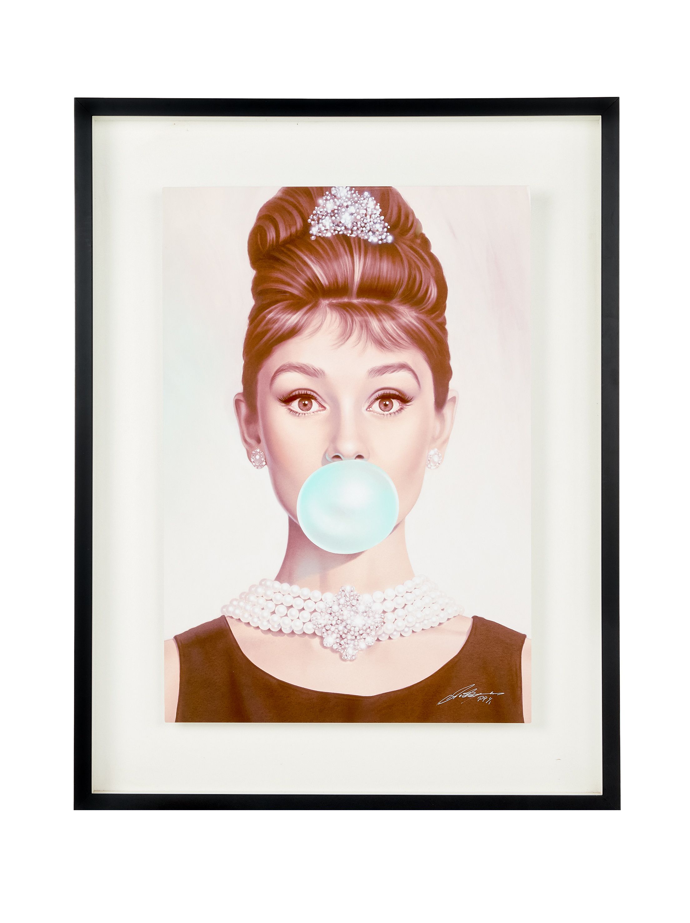 Paul Oakenfold | Signed Audrey Hepburn Bubblegum Artwork by Michael Moebius