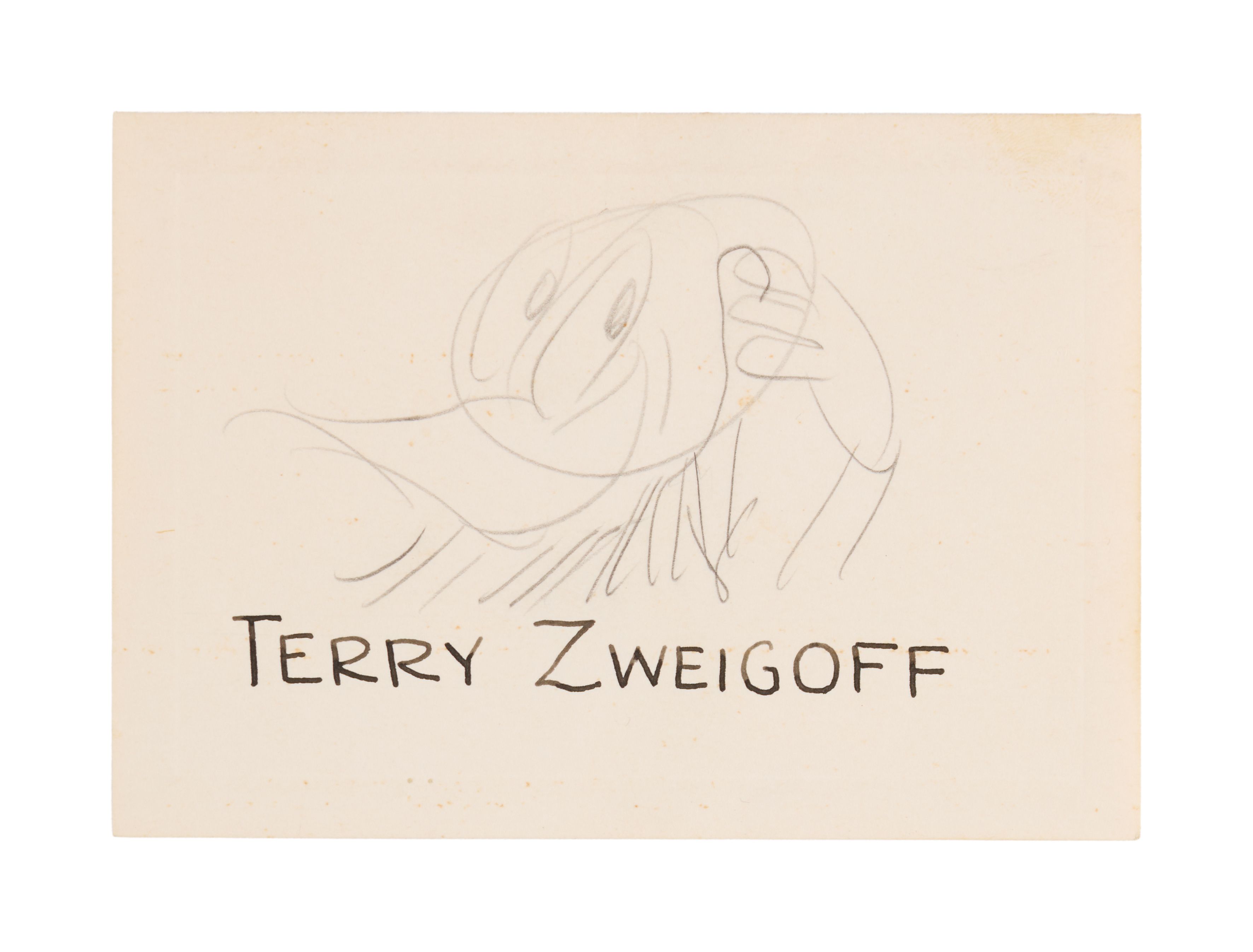 Carl Barks | Original Duck Sketch and Handwritten Letters to Terry Zwigoff
