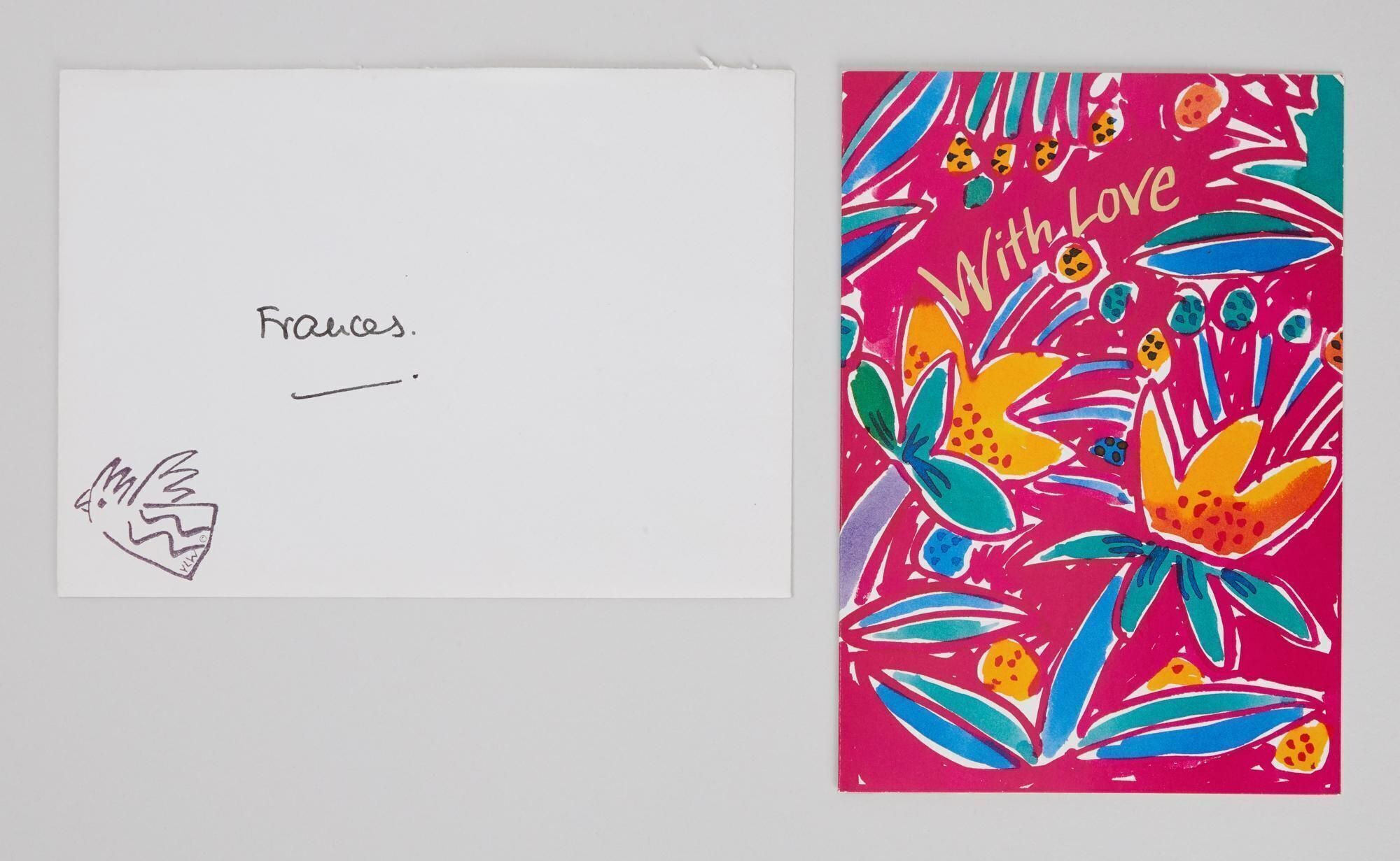 Princess Diana | Signed Birthday Card (Three Signatures, Diana, William ...