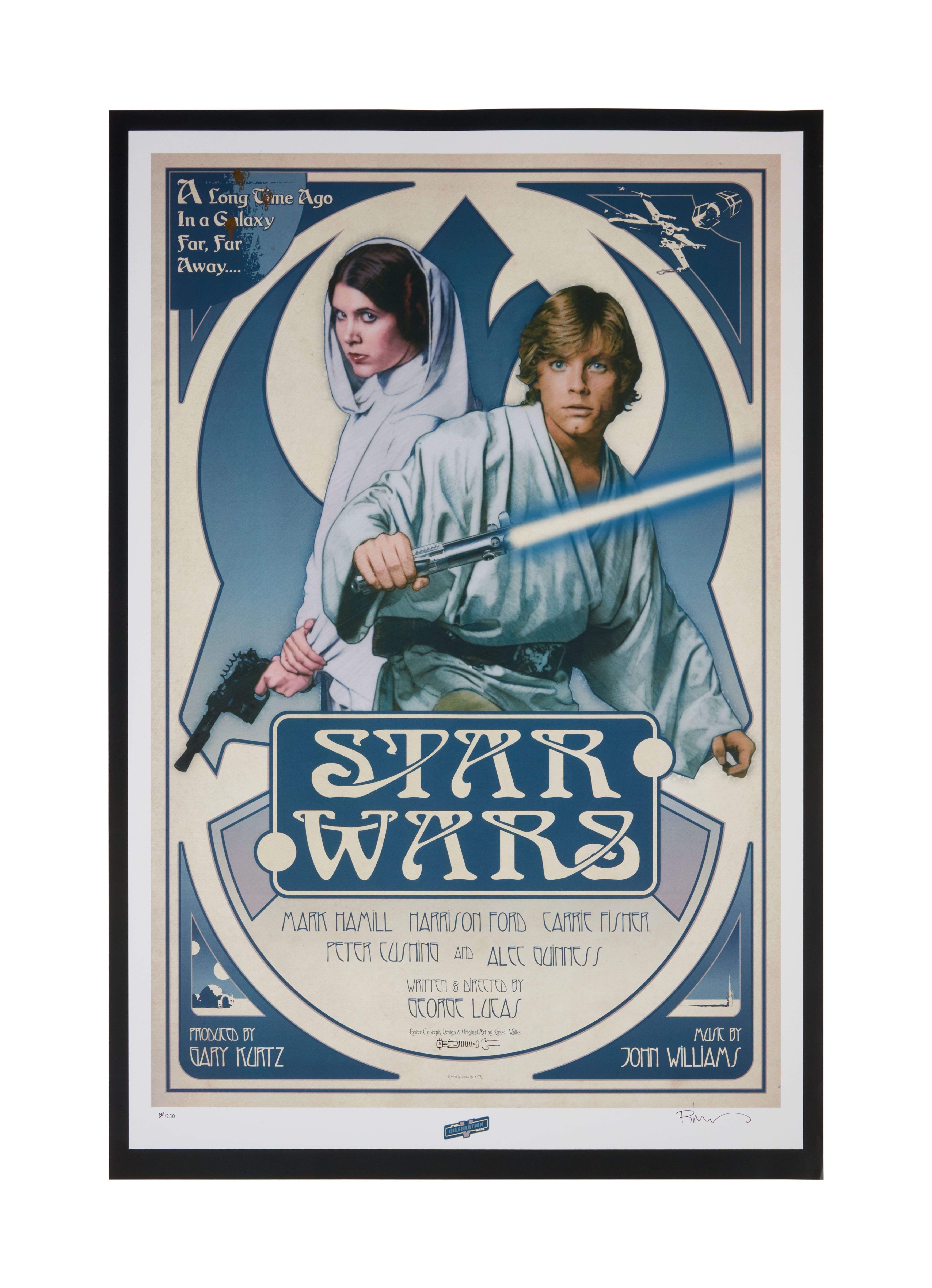 Star Wars: A New Hope | Russell Walks Signed Celebration V Artist's ...