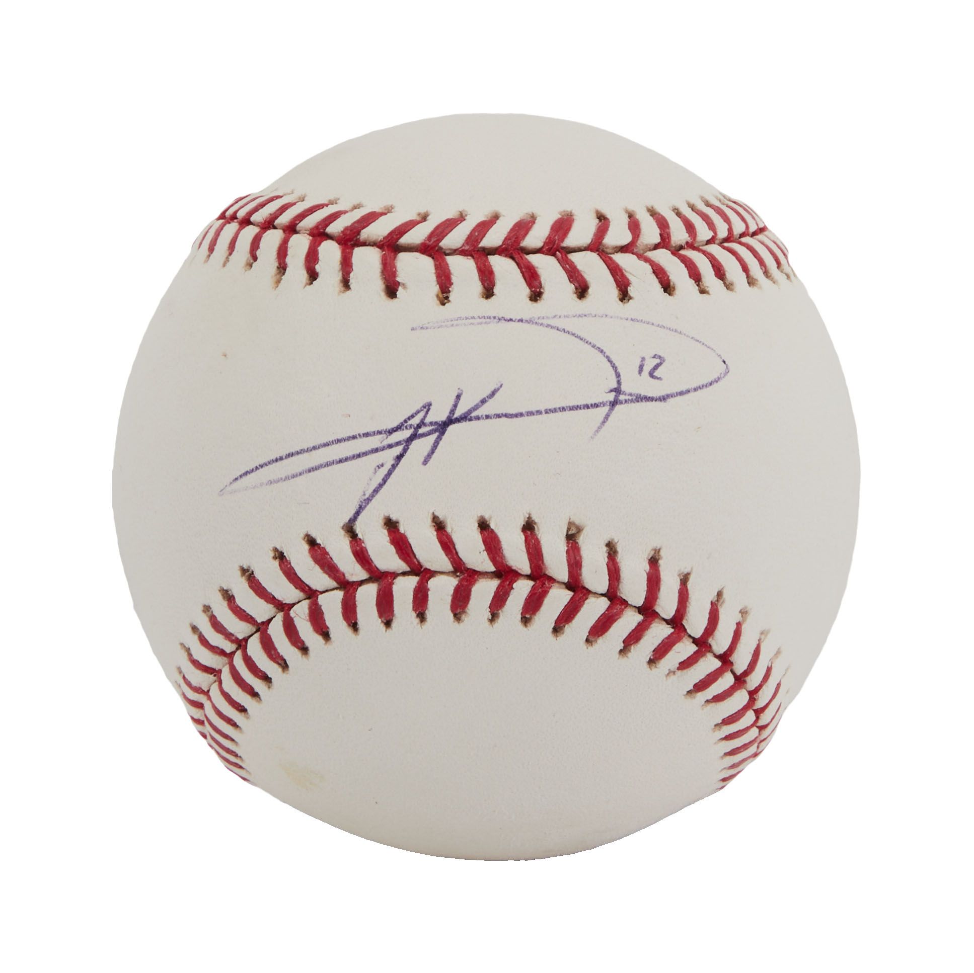 Larry King | 2000s Jeff Kent Signed Baseball (I)