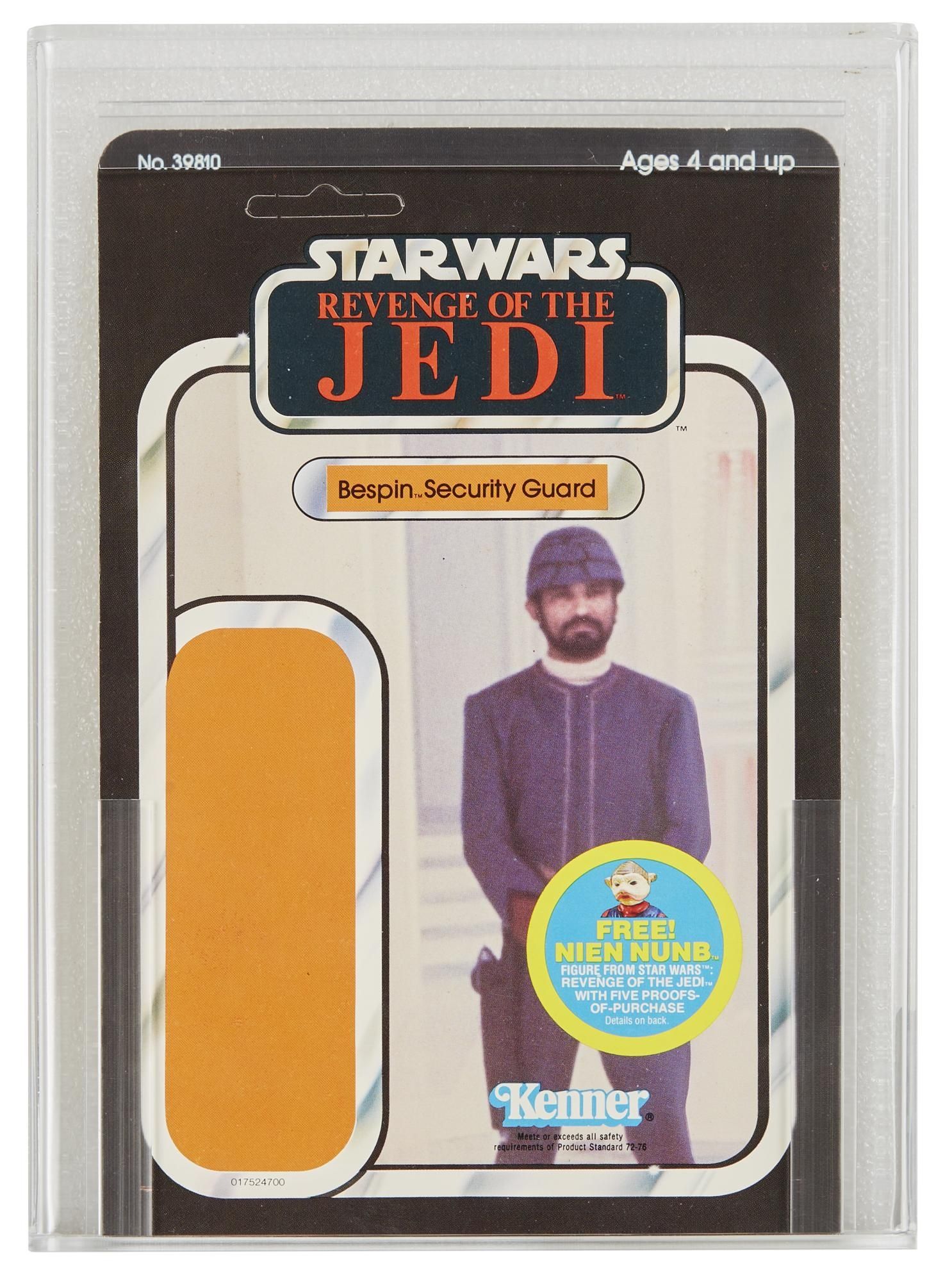 Star Wars: Revenge of the Jedi | 1983 Kenner Bespin Security Guard Card ...